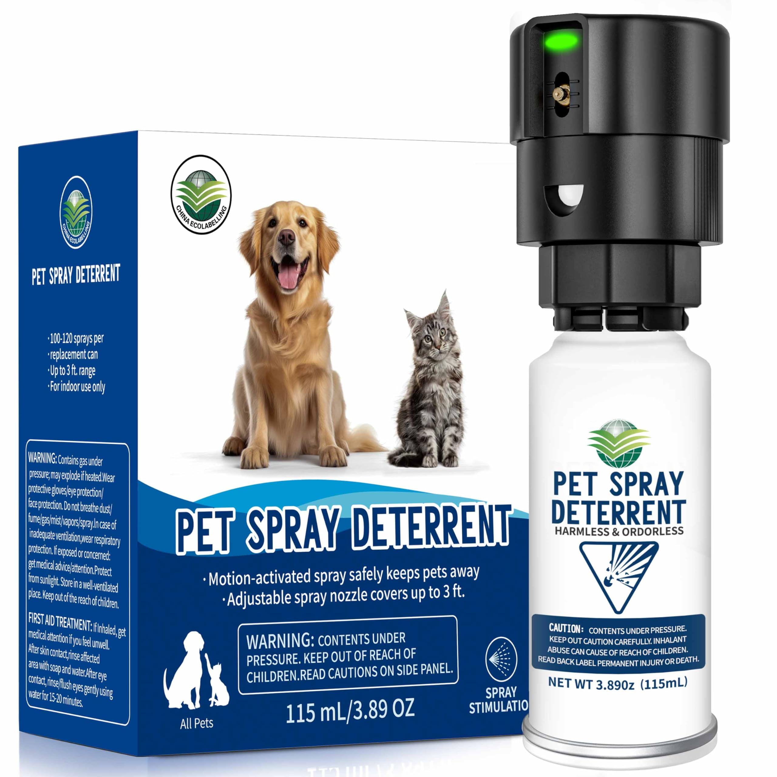 Indoor Motion Activated Cat Deterrent Motion-Activated Cat Deterrent ...