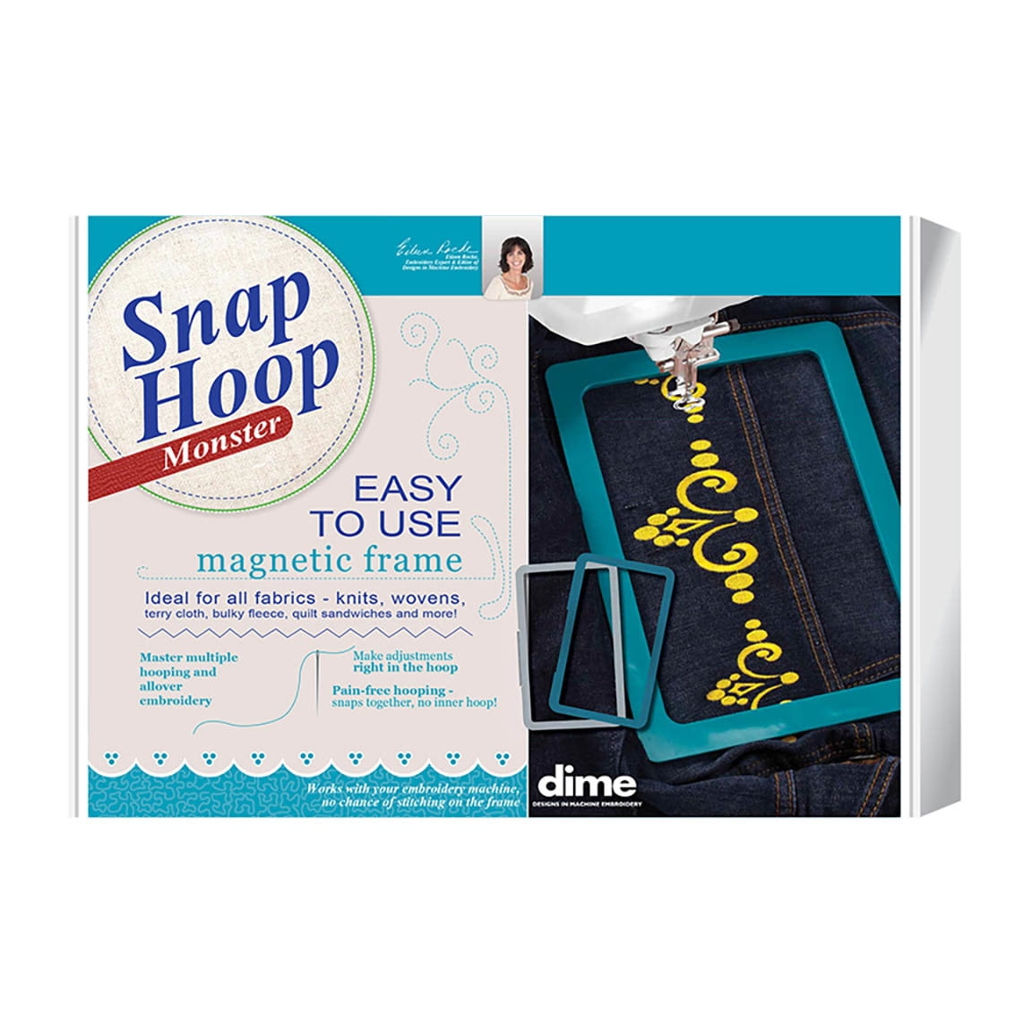 dime Snap Hoop Monster 8" X 8" for Janome & Elna Machines - Walmart.com