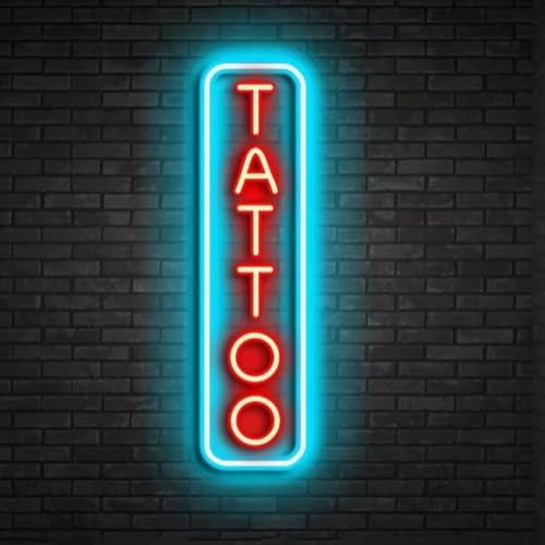 dimmable tattoo neon sign,led reusable neon signs,arylic ice blue ...