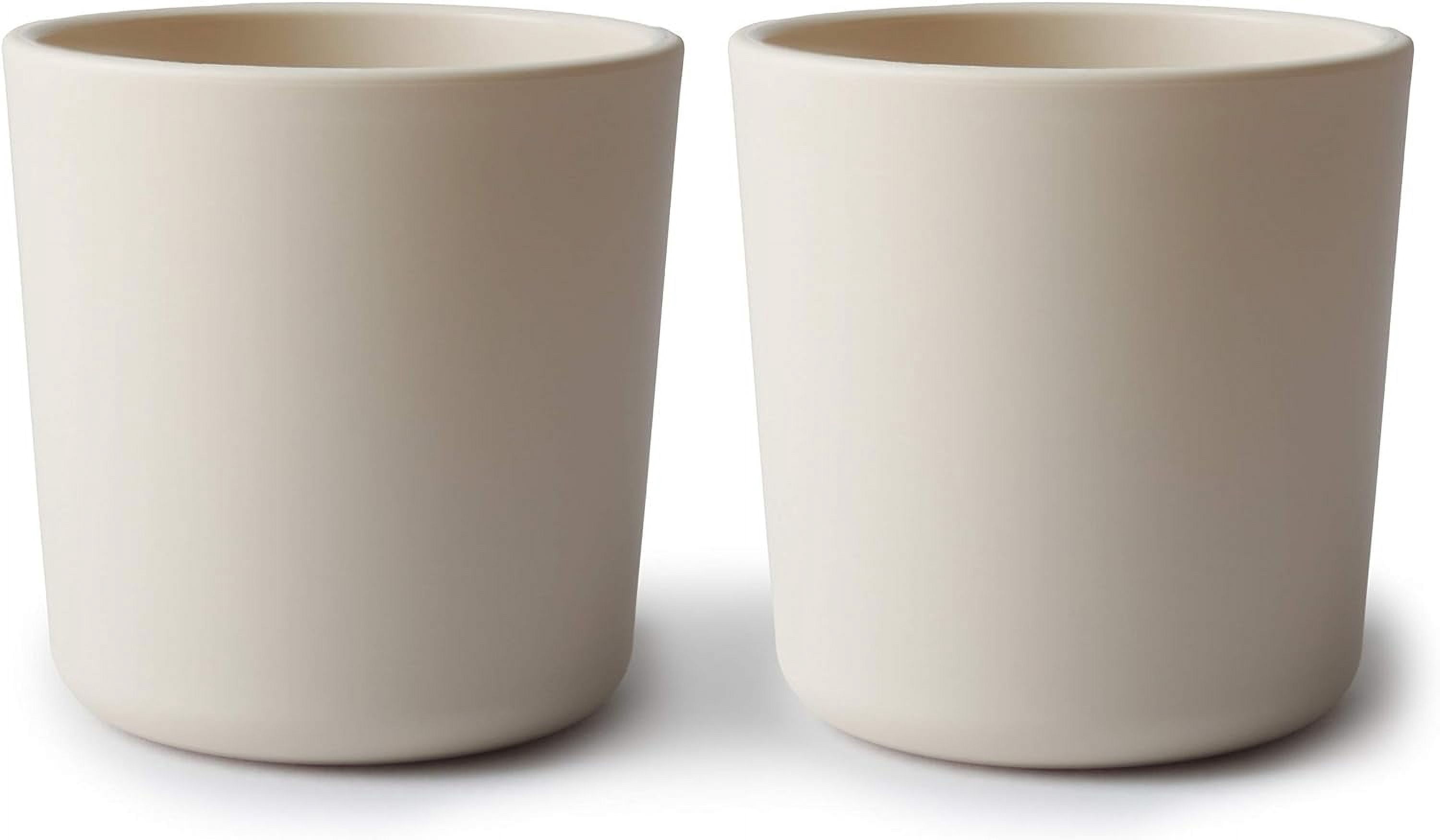 **dinnerware cups for kids | made in denmark, set of 2 (ivory ...