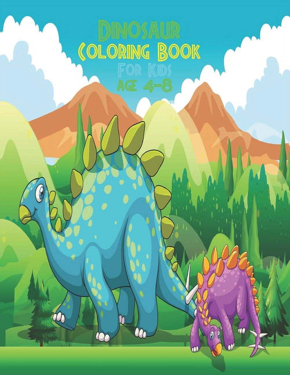 dinosaur coloring books for kids ages 4-8 : 50+ 2020 The Ultimate ...