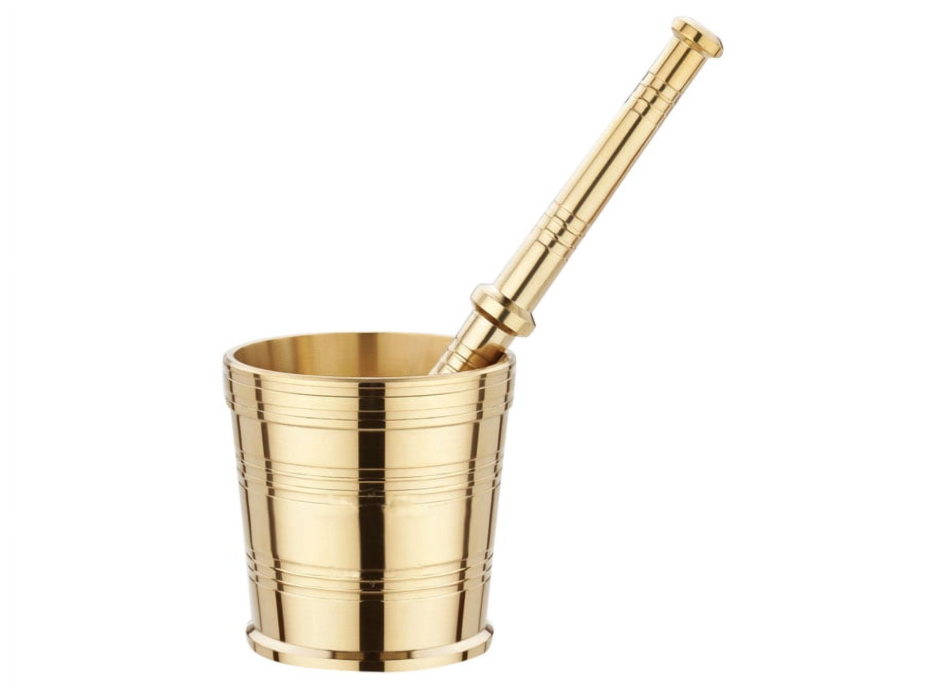 diollo Brass Mortar and Pestle set Imam Dasta traditionally known as ...