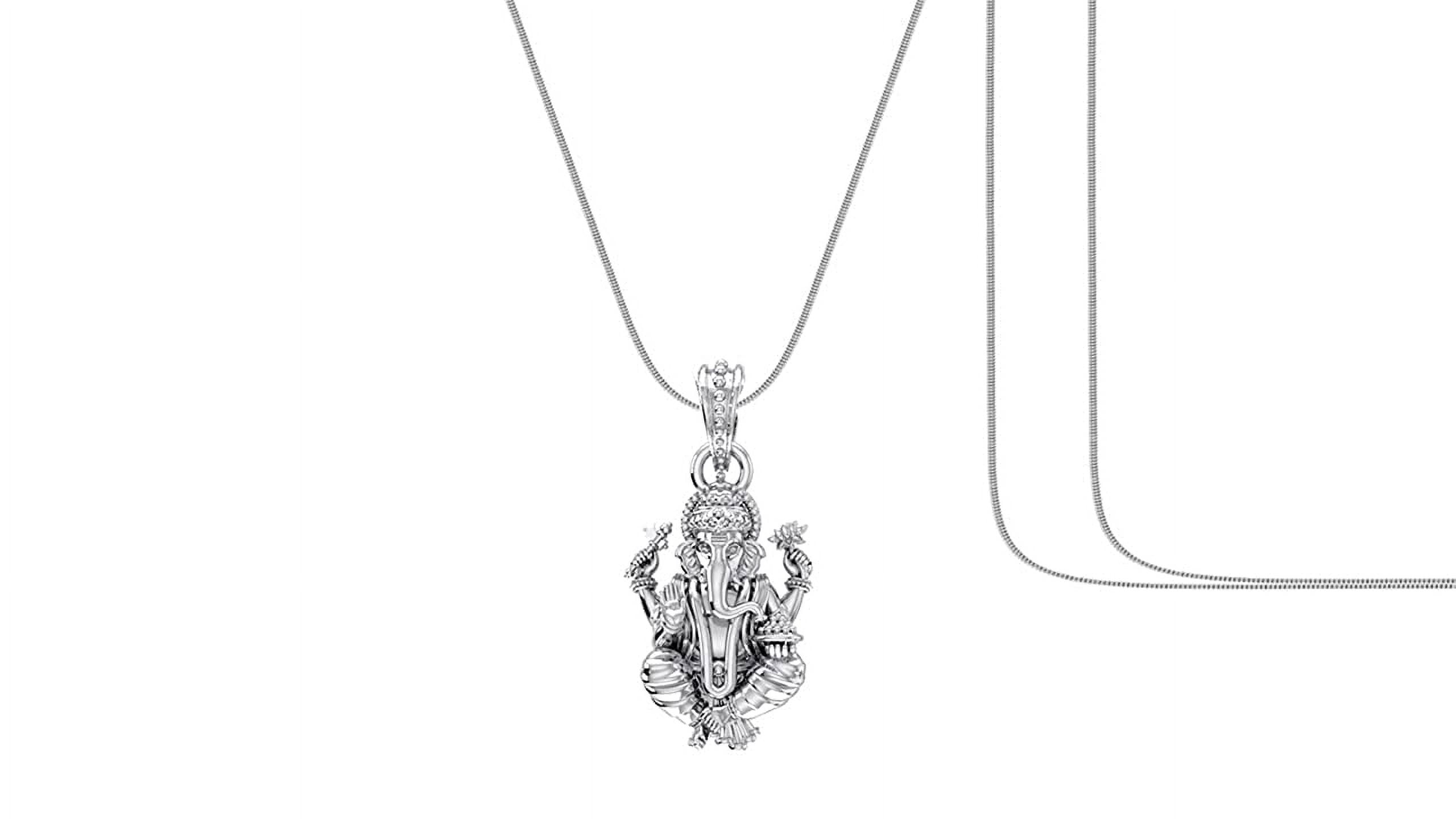 diollo Sterling Silver (92.5% purity) God Hanuman Chain Pendant ...