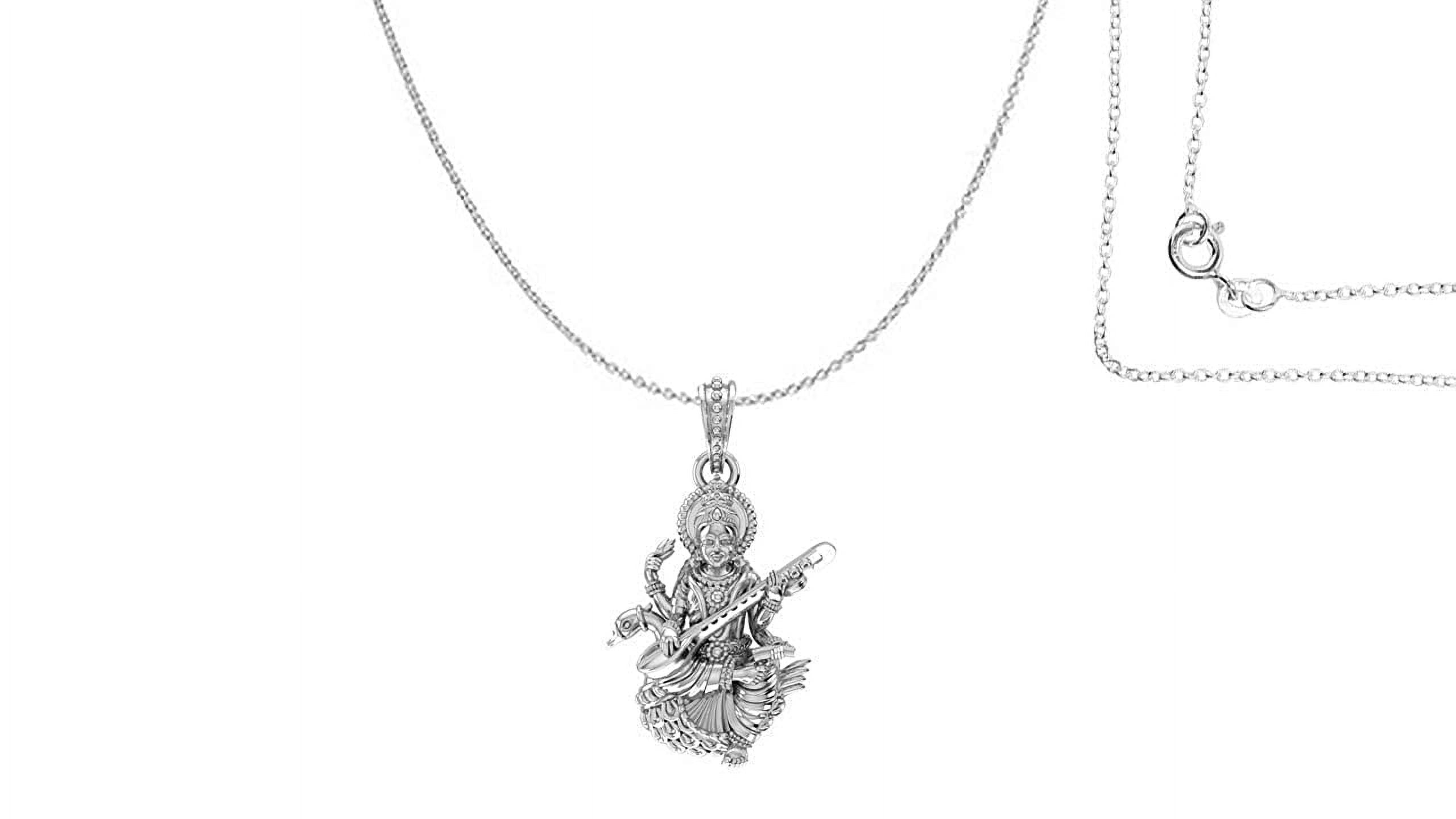 diollo Sterling Silver (92.5% purity) God Ram Bhakat Hanuman Pendant ...