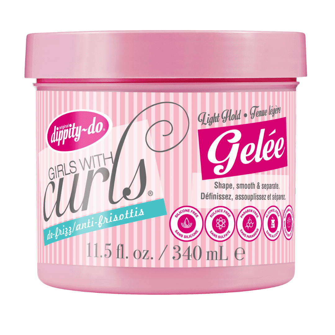 Dippity-Do Girls With Curls Anti Frizz Gelée 11.5 fl.oz - Hair Shine Enhancer - Walmart.com