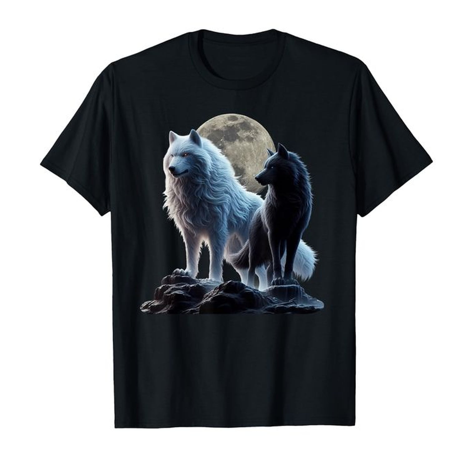 dire wo white wo and black wo Aenocyon dirus dire wo T-S1Hirt - Walmart.com