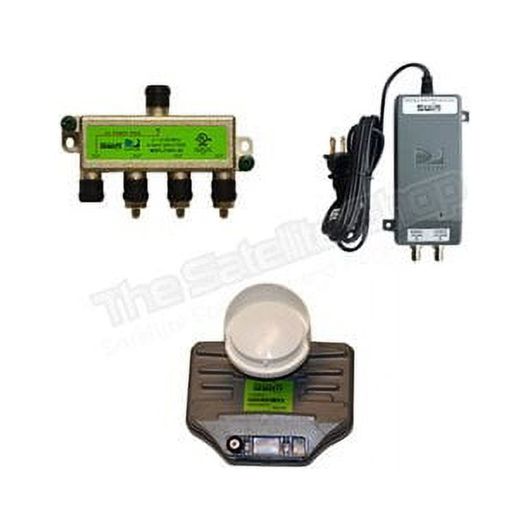 directv swm sl3s lnb kit with power and splitter (3d2rblnbr0-01, pi21r1 ...