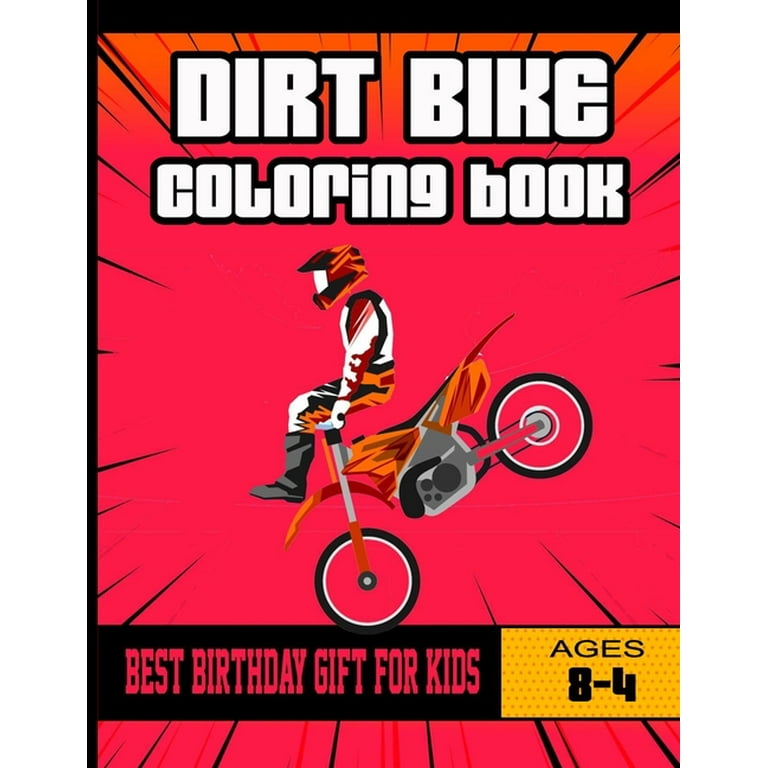 bike coloring for kids