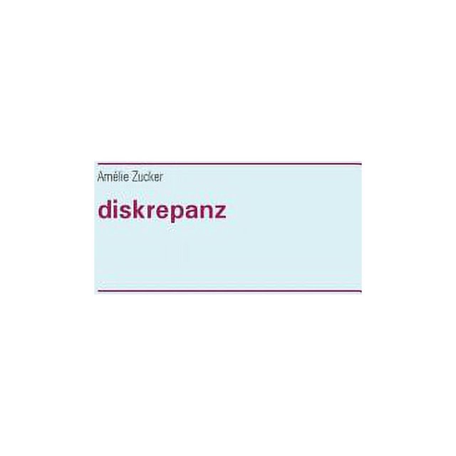 diskrepanz (Paperback) - Walmart.com