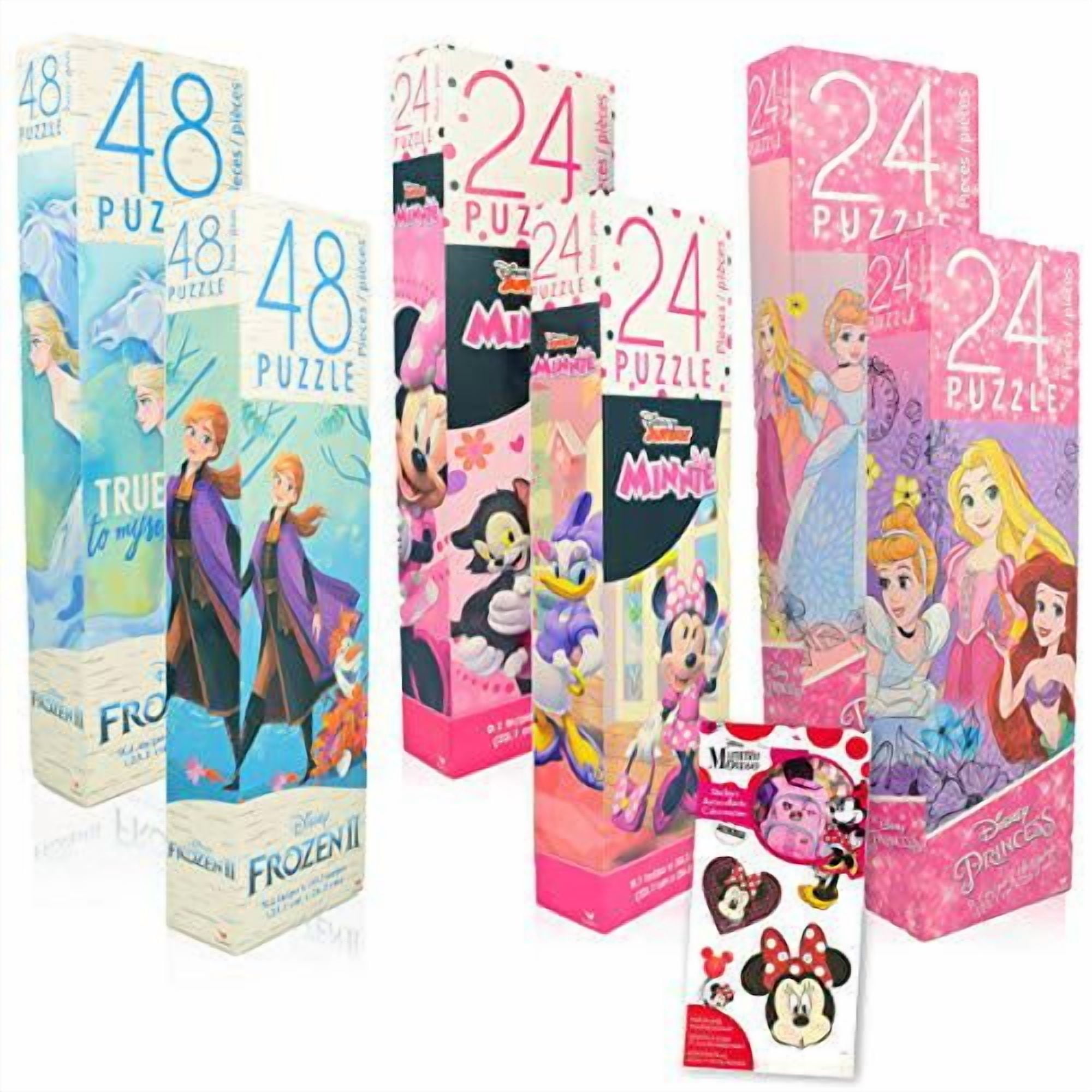 disney jigsaw puzzle bundle ~ 6 unique disney jigsaw puzzles featuring ...