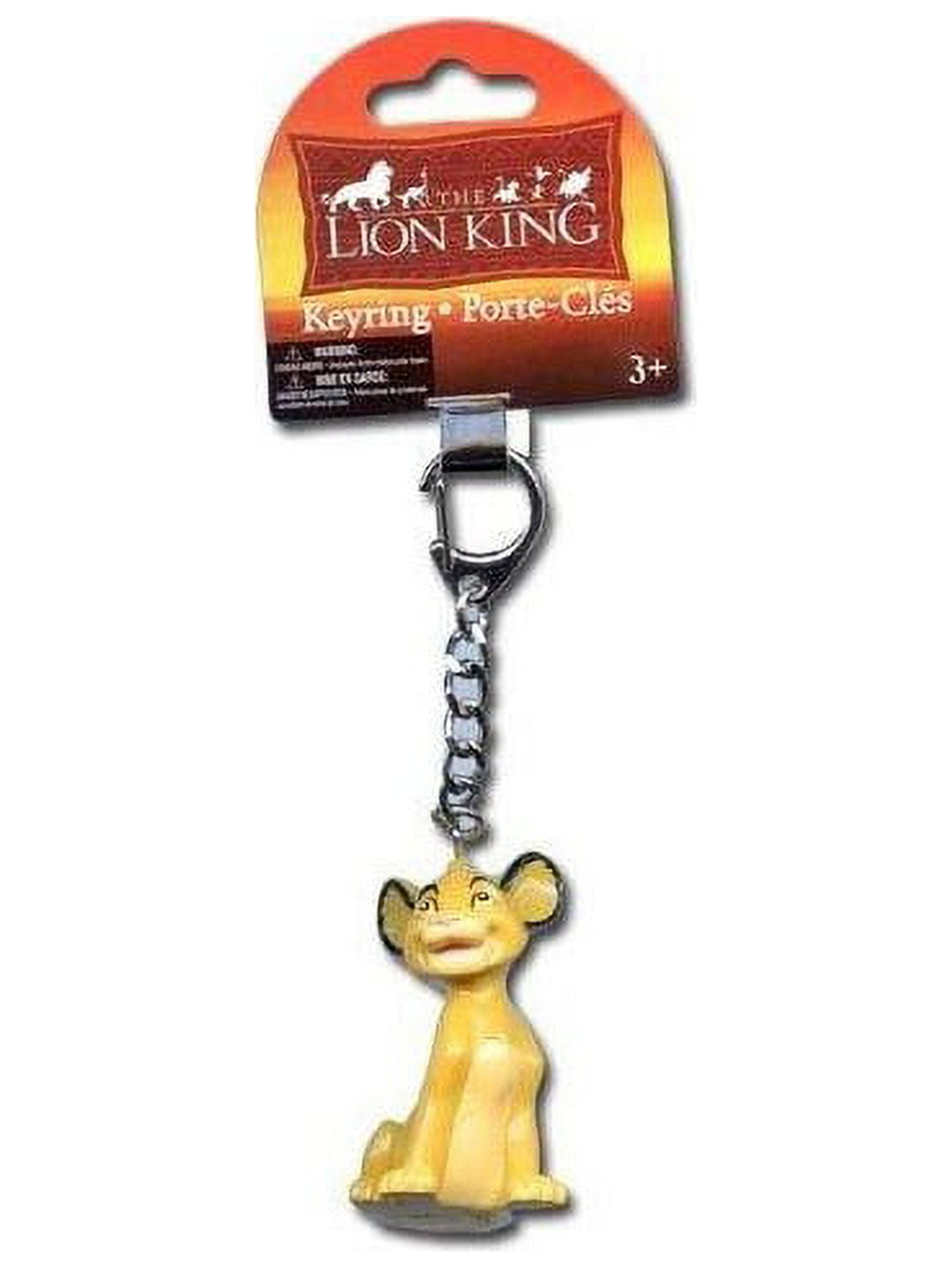disney lion king keychain-simba pvc keyring - Walmart.com
