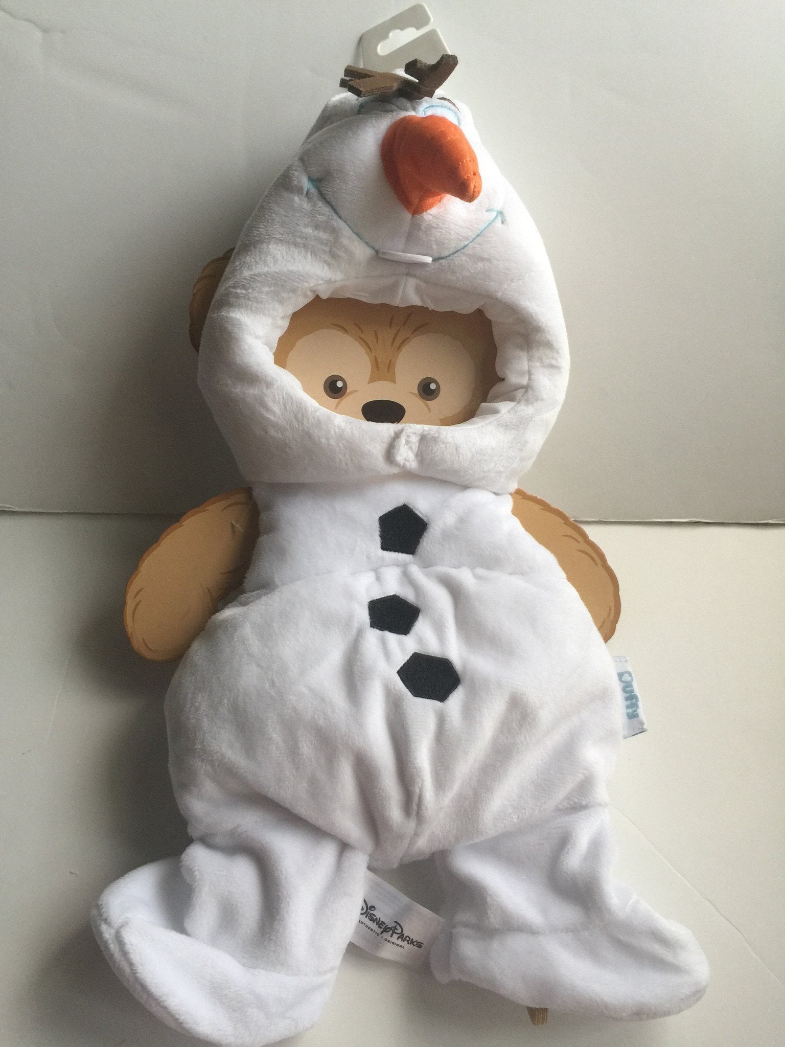 disney parks frozen olaf costume outfit for 17" duffy bear new ...