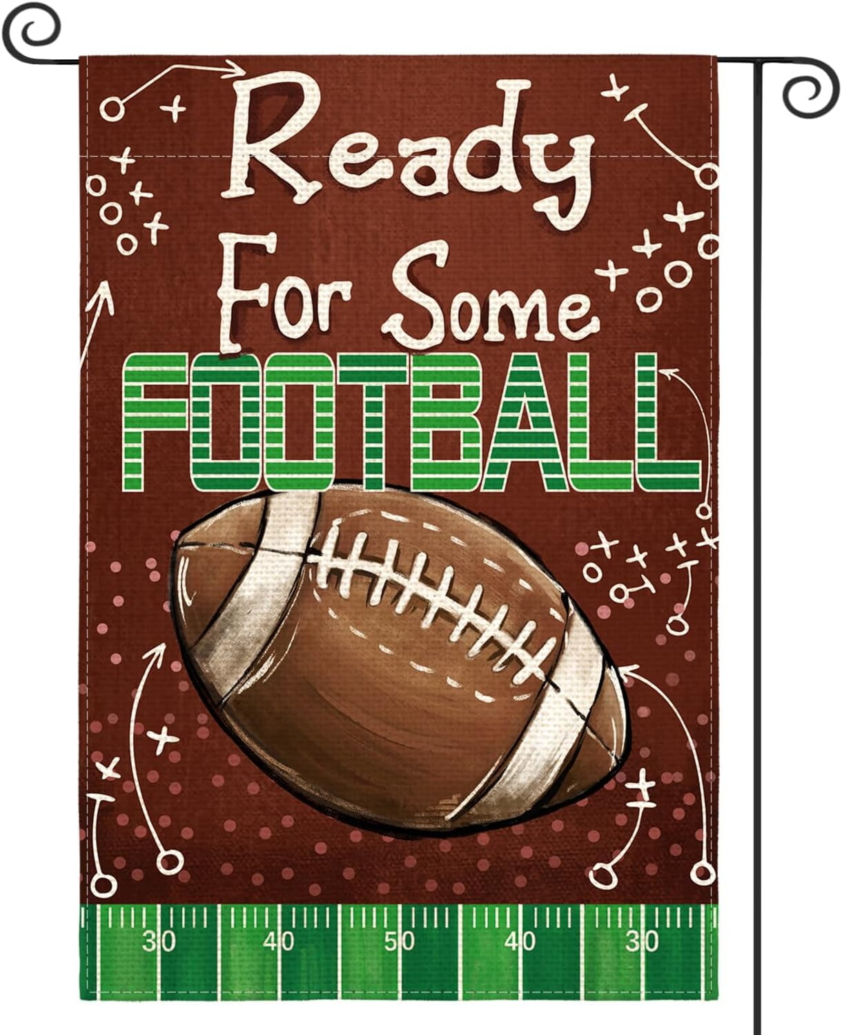 diyeu Ready For Some Football Garden Flag 12x18 Inch Double Sided, The ...