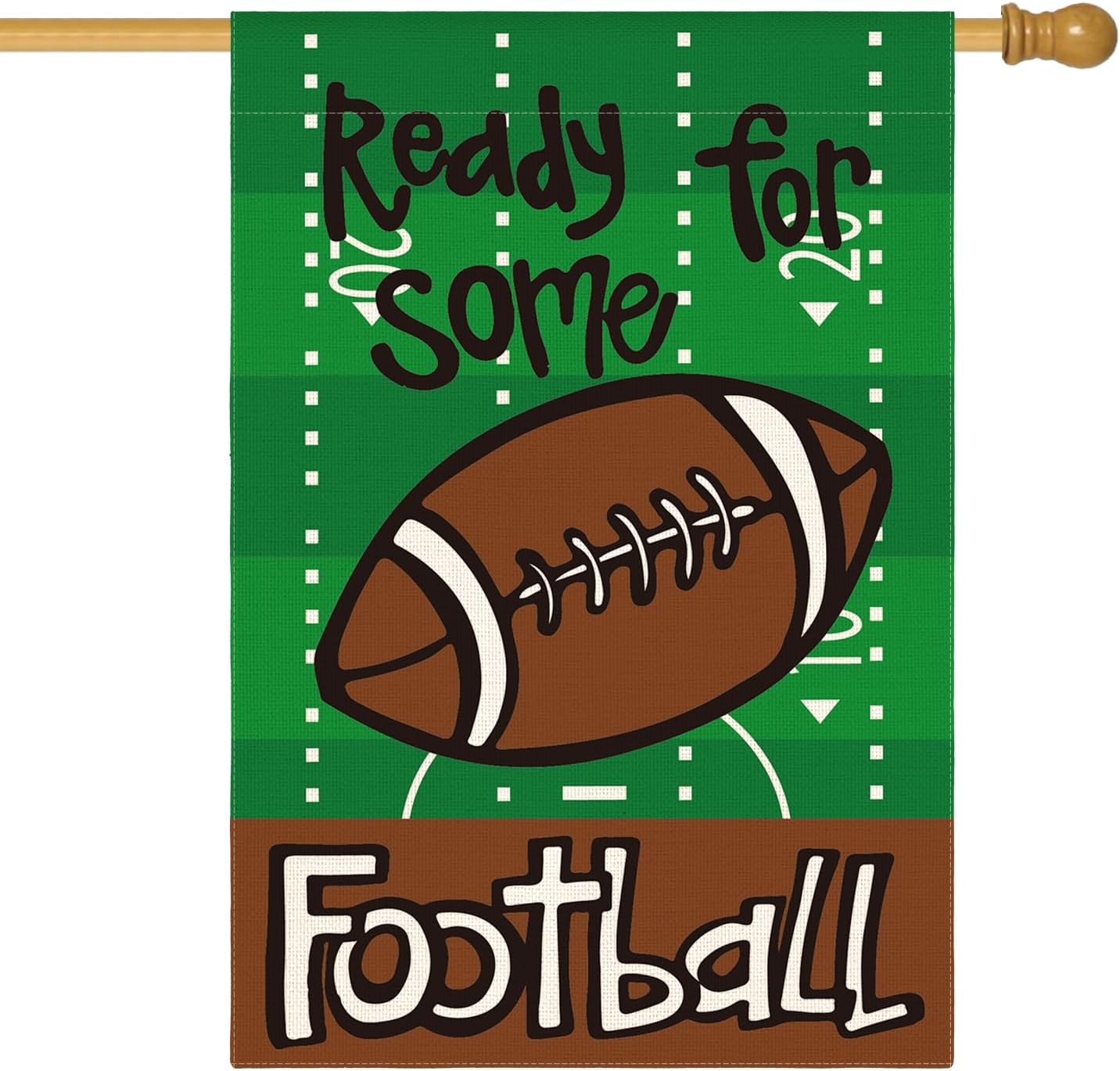 diyeu Ready For Some Football Garden Flag 12x18 Inch Double Sided, The ...