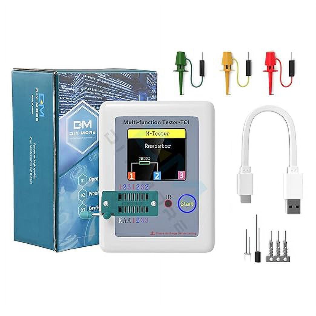 diymore LCR Meter Transistor Tester,Transistor Meter,LCR-TC1 Multi ...