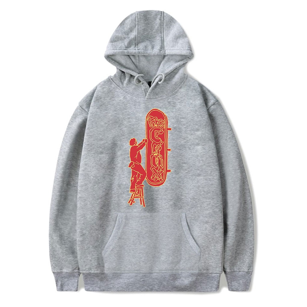djo merch Joe Keery The Crux Sign Hooded Drawstring Pocket Sweatshirt ...