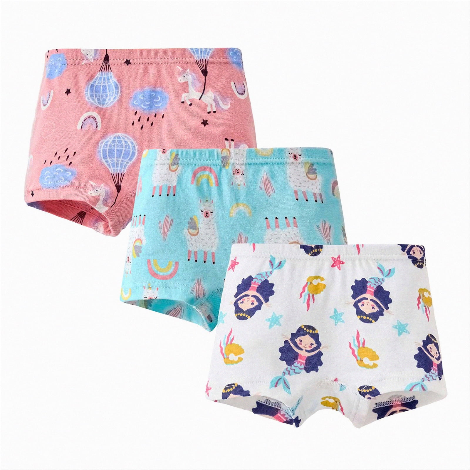 dmqupv Baby Bloomers Girl 3PC Children Underwear Cute Cartoon Prints ...