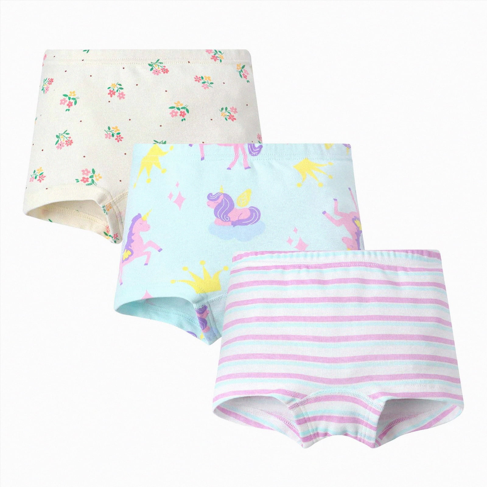 dmqupv Baby Diaper Cover 3PC Children Underwear Cute Cartoon Prints ...
