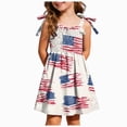dmqupv Baby Girl 4th of July Dress Girls Dresses Flutter Sleeve Swing ...
