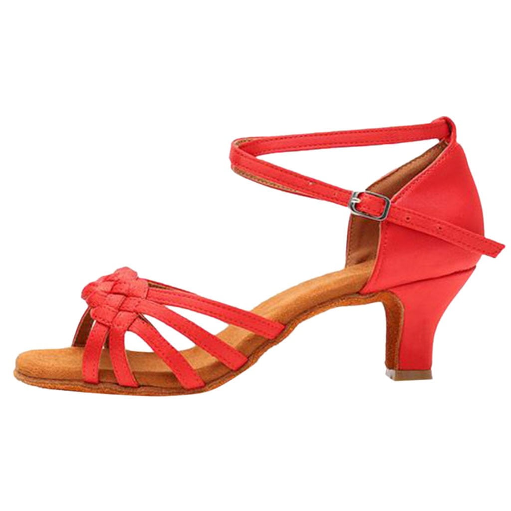 dmqupv Beach Wedge Ballroom Latin Dance Shoes Square Dance Shoes Womens ...