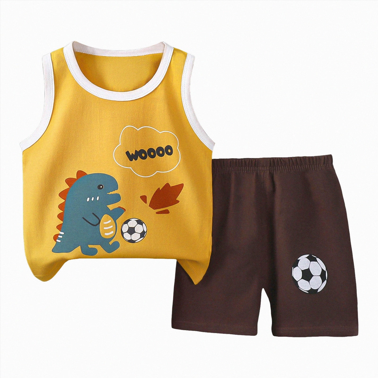 dmqupv Boy Outfits Baby Toddler Summer Outfit Fishing Pattern ...
