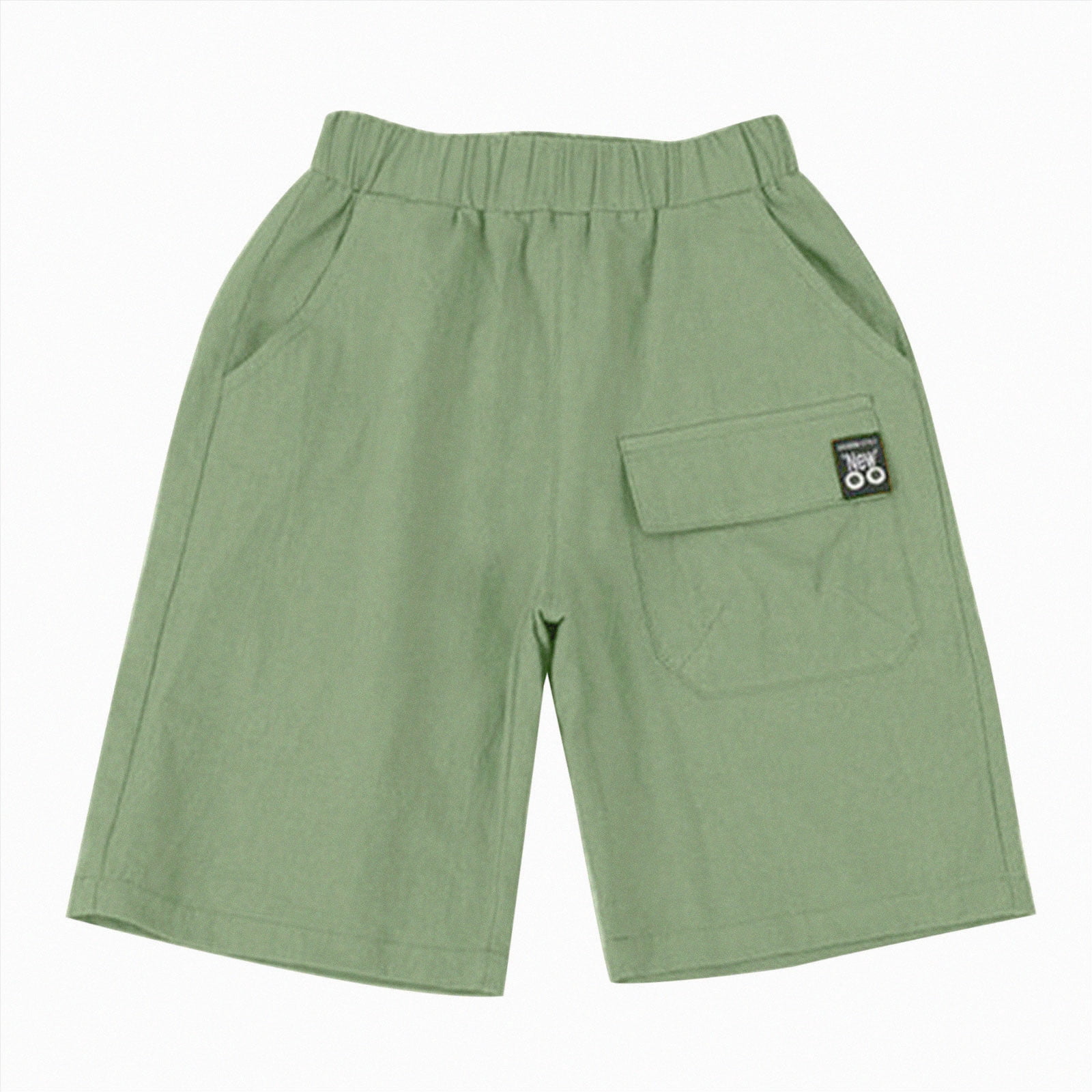 dmqupv Boys Cargo Shorts Kids Toddler Baby Girls Boys Print Pocket ...