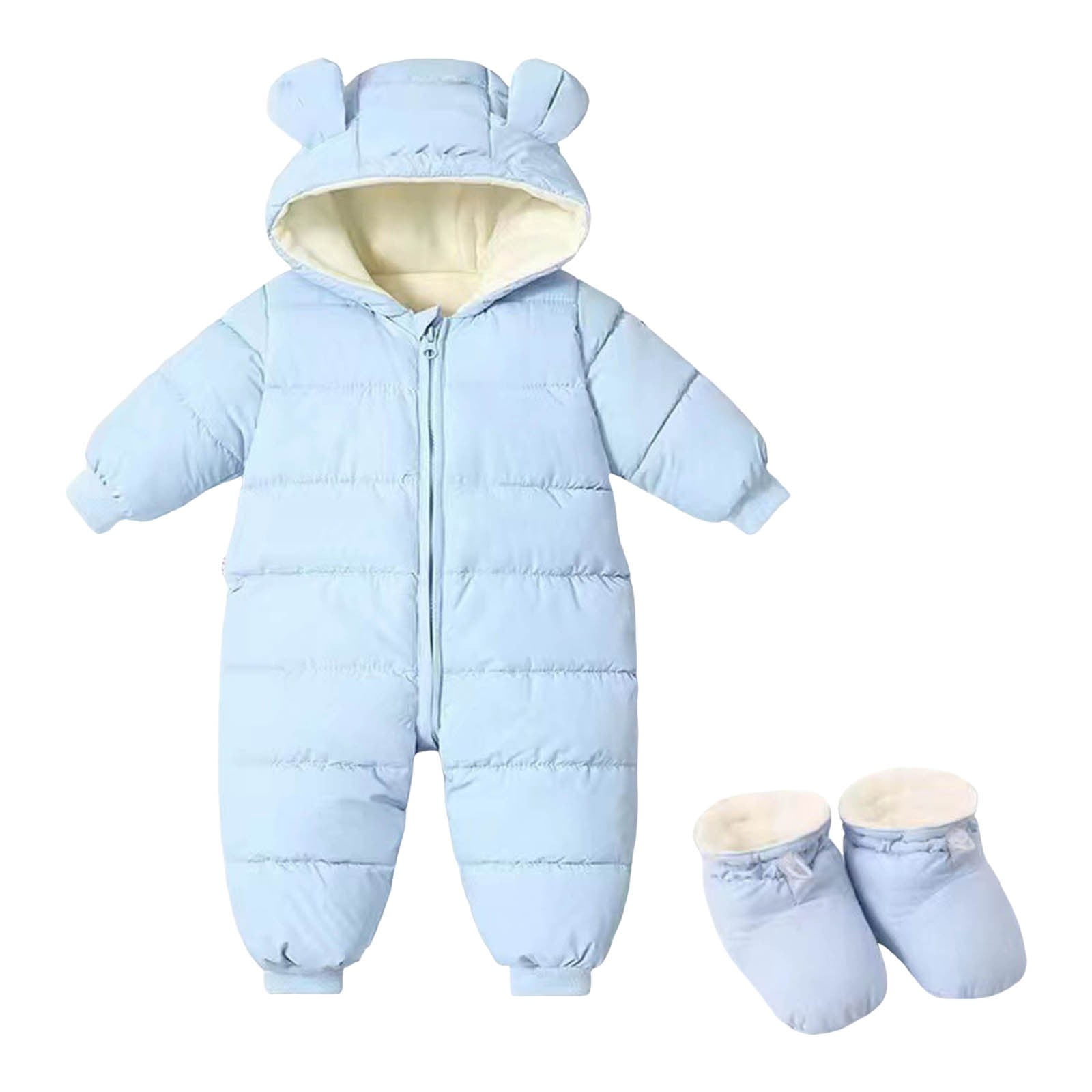 dmqupv Boys Winter Coat Toddler Winter Coats Lightweight Puffer Jacket for Baby Infant Kids Blue ...