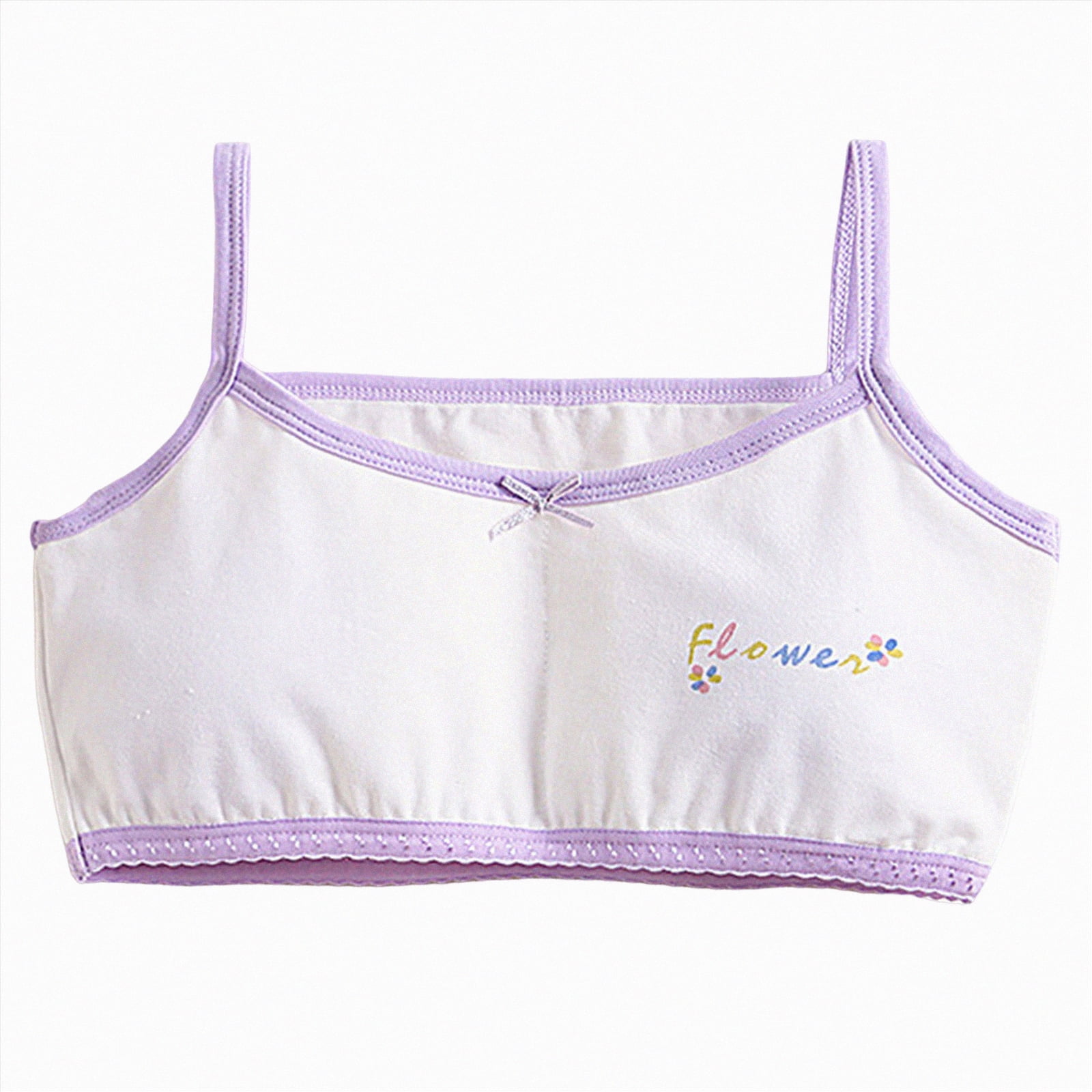 dmqupv Cotton Sports Bras for Girl Girls Underwear Cotton Bralette ...