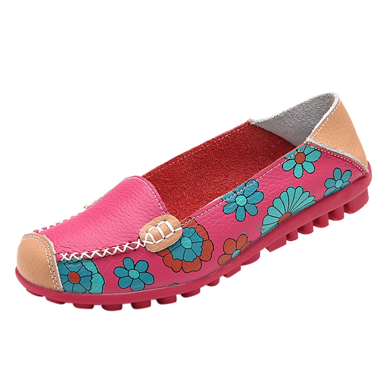 dmqupv Flat Work Shoes for Women Office Good Traction shoes shoes ...