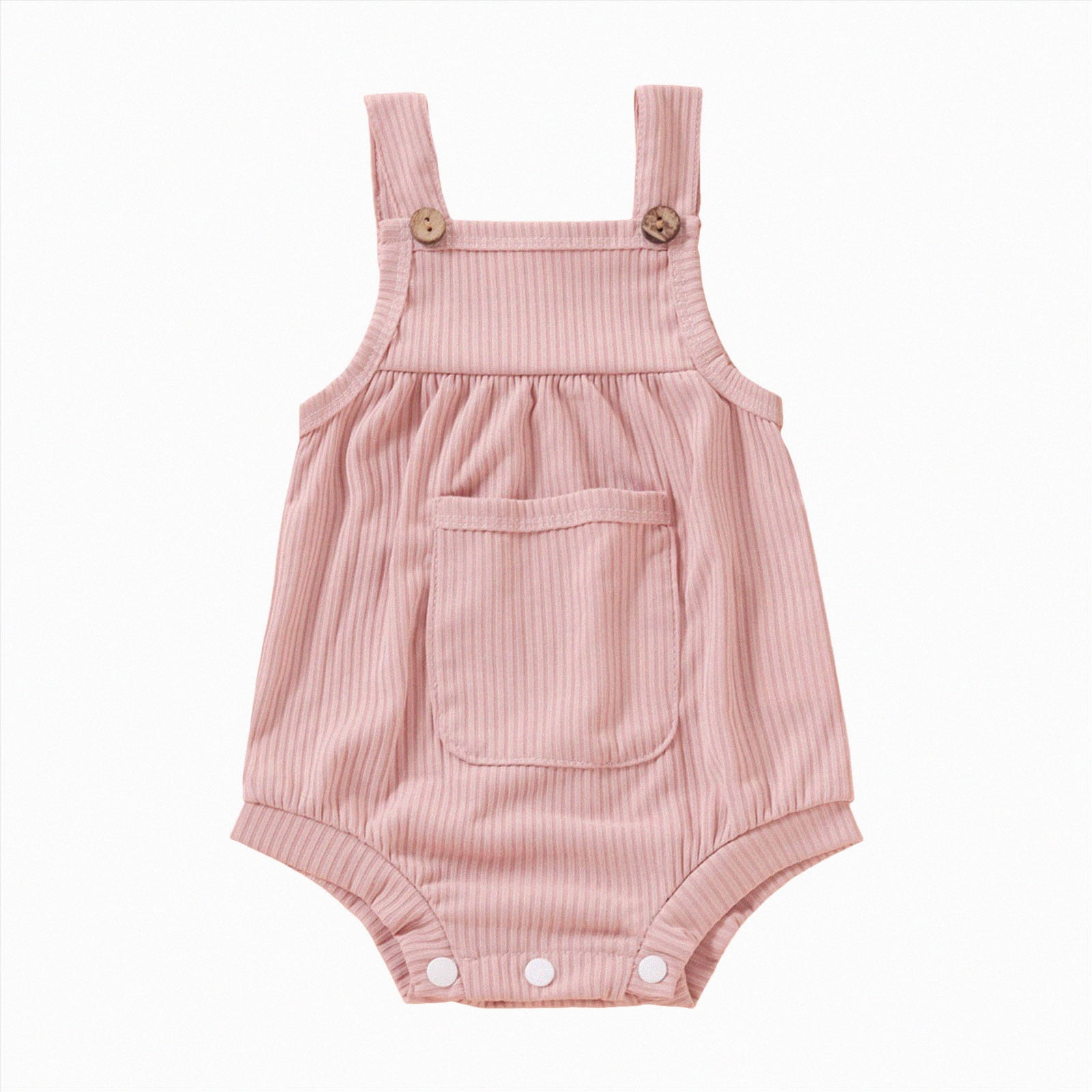 dmqupv Newborn Girl Outfits Newborn Infant Boys Girls Ribbed Solid ...