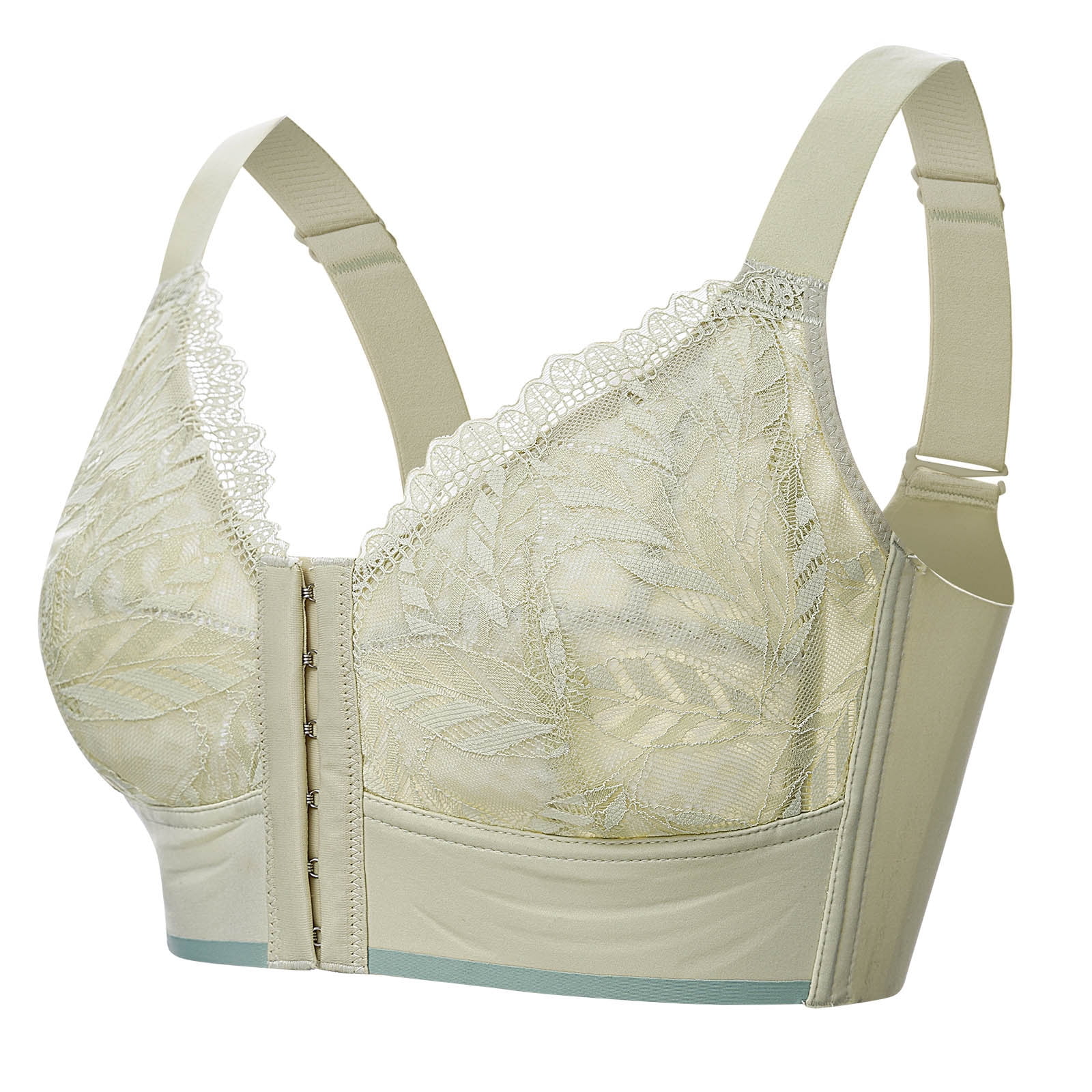 dmqupv Push Up Bra Women Full Cup Thin Underwear Plus Size Front Button ...