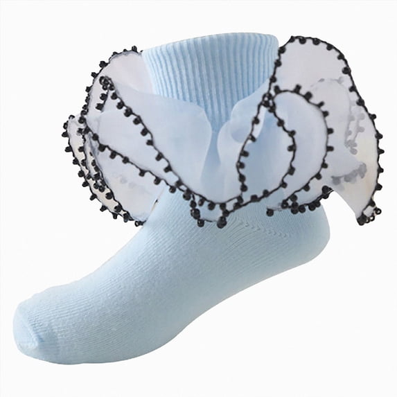 dmqupv Ruffle Socks for Toddler Girls Toddler Girl Ruffle Socks with ...