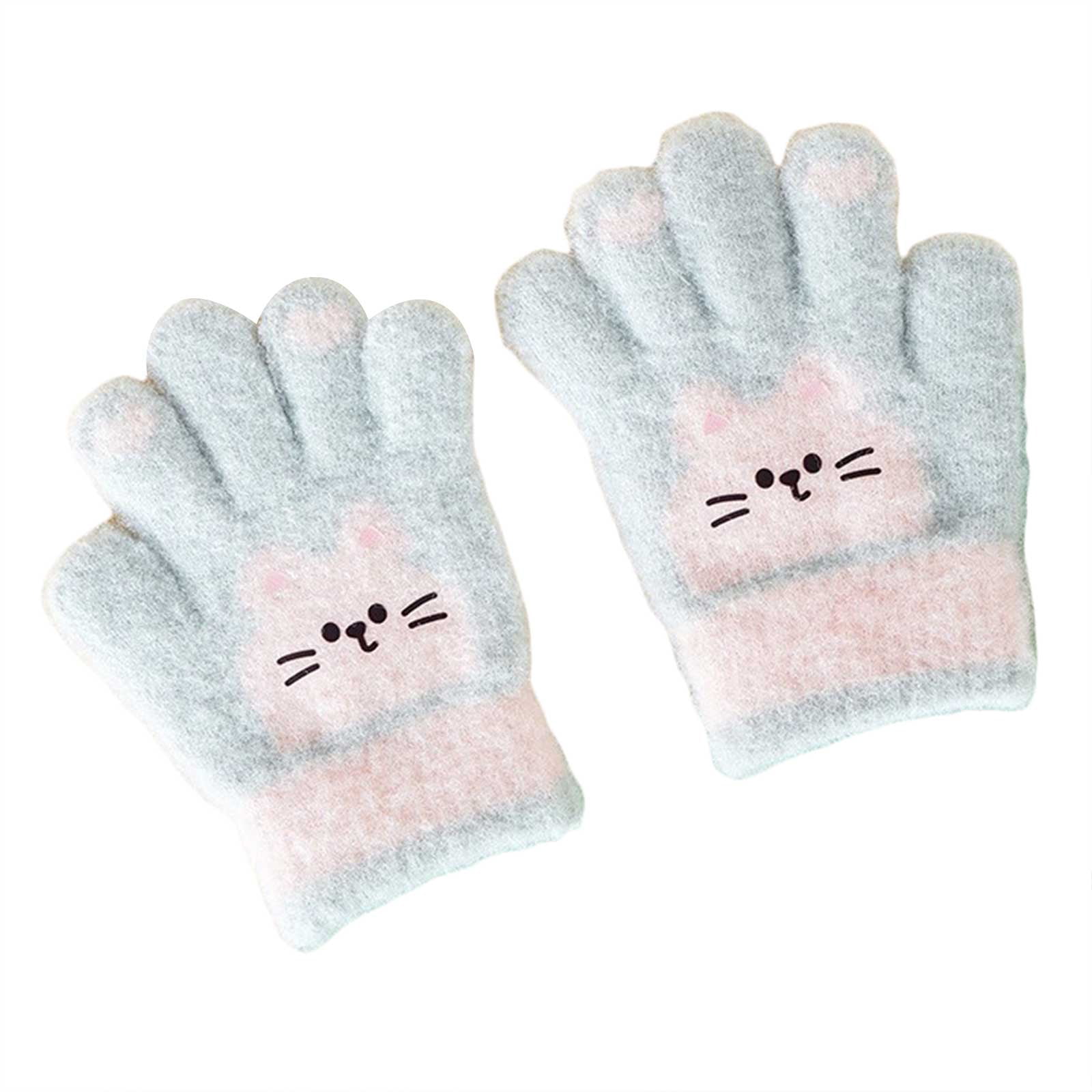 dmqupv Toddler Kids Snow Mittens Kids Winter Gloves For Boys Girls ...