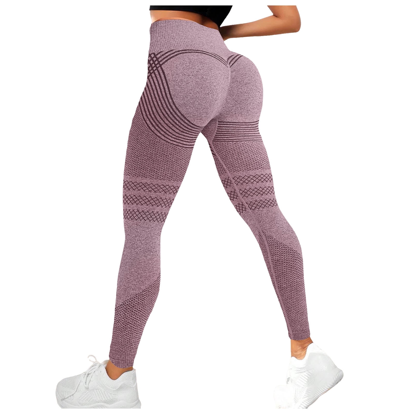 dmqupv Womens Leggings With Pocket 3D Leggings, High Waisted Butt ...