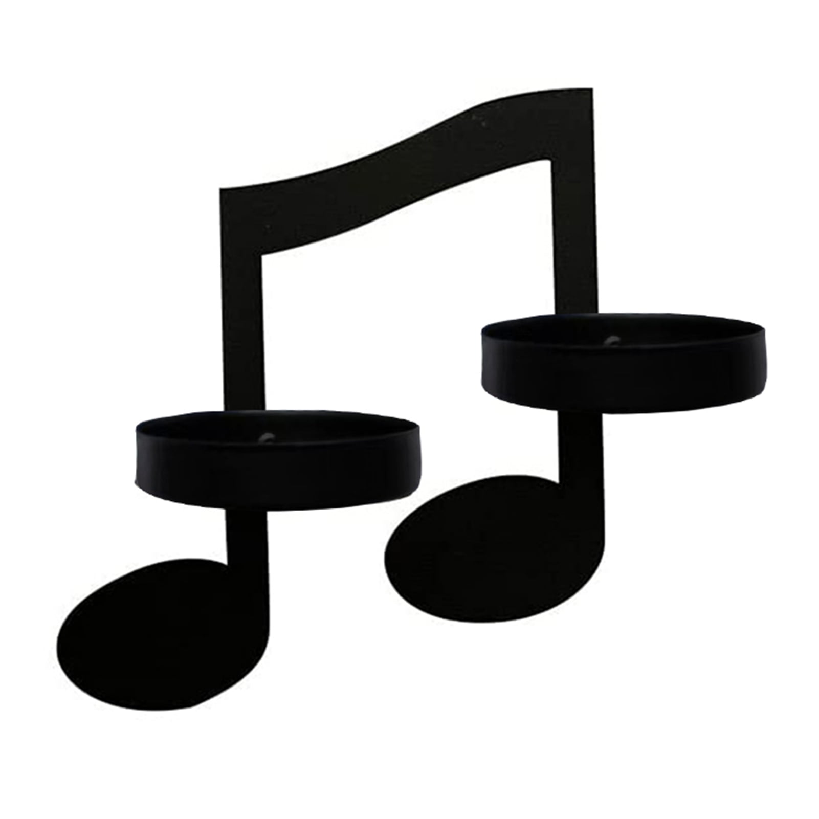 dnusflzt 1 Set Black Music Note Wall Sconce,Metal Wall Sconce Candle ...
