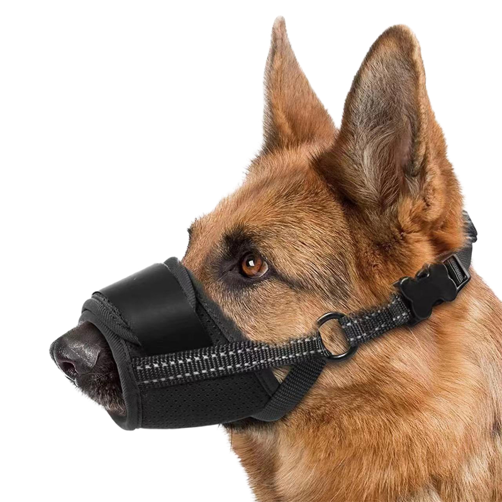 dnusflzt Dog Muzzle,Soft Ultralight Anti-Barking Dog Mouth Guard with ...