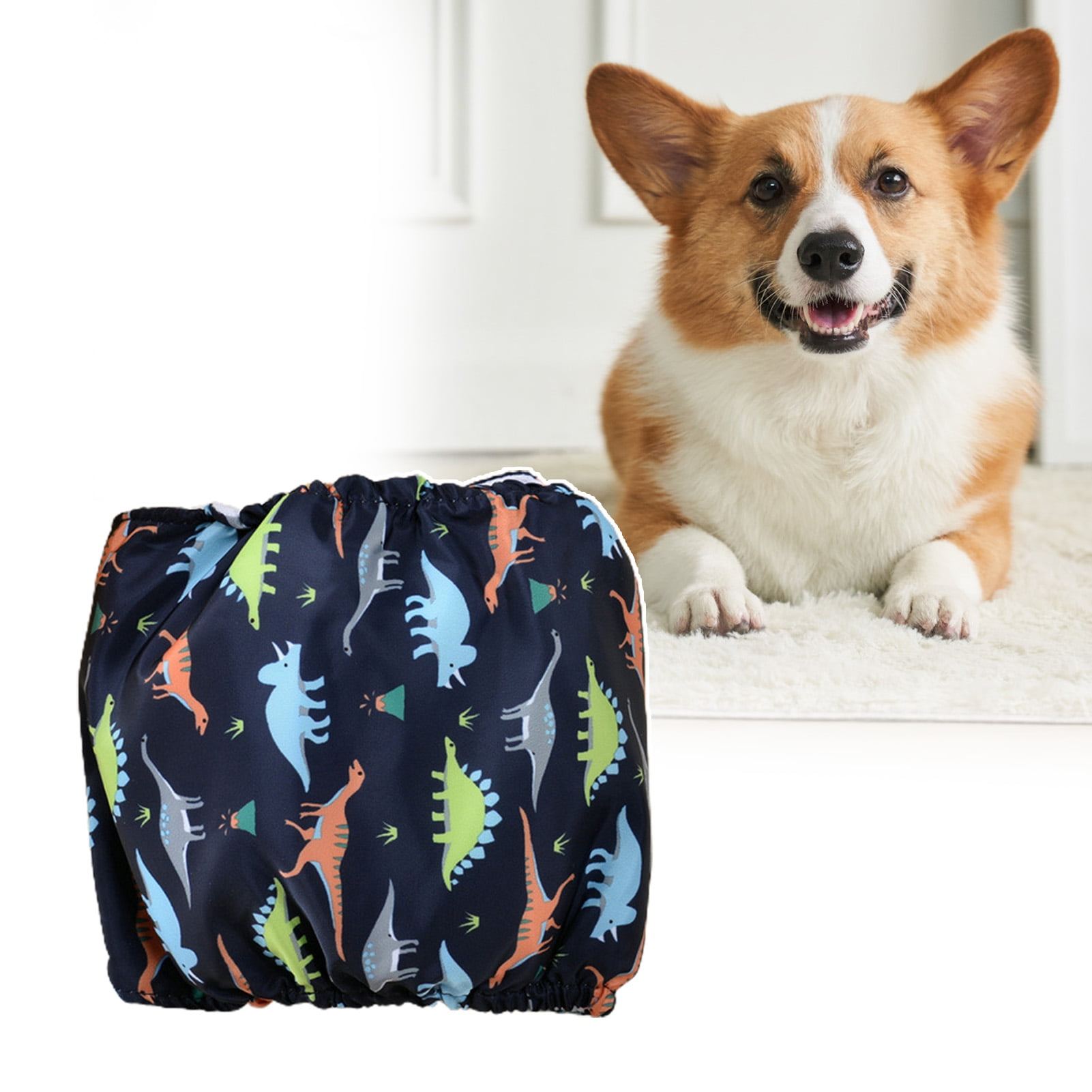 dnusflzt Male Dogs Belly Bands,Washable Male Dog Belly Wrap Leakproof ...