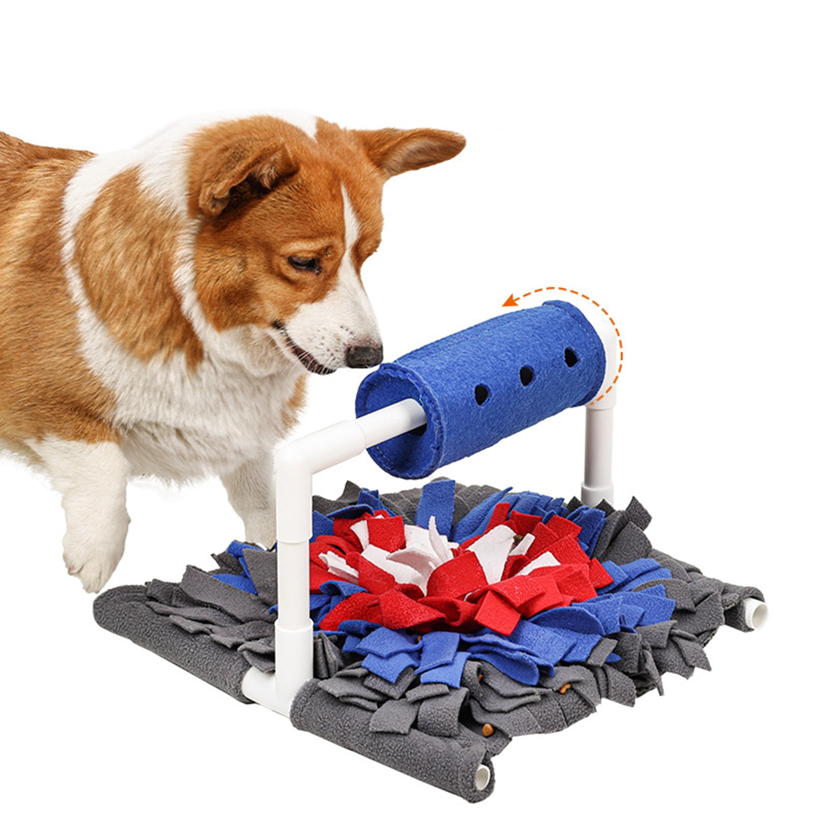 dnusflzt Pet Snuffle Mat,Dogs Treat Interactive Slow Food Feeding Mat ...