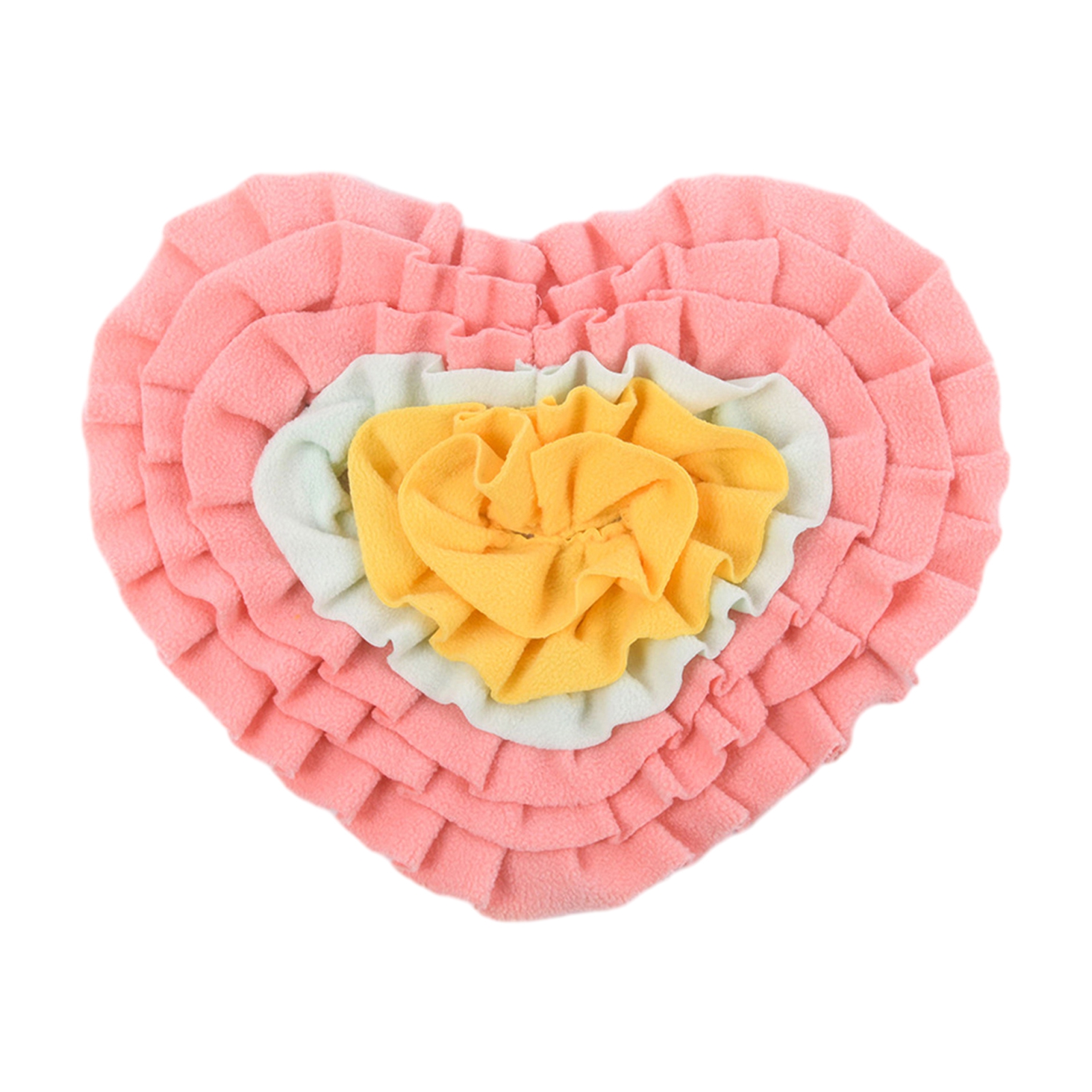 dnusflzt Pet Snuffle Mat,Rose Flower Shape Dogs Treat Slow Feeding Mat ...