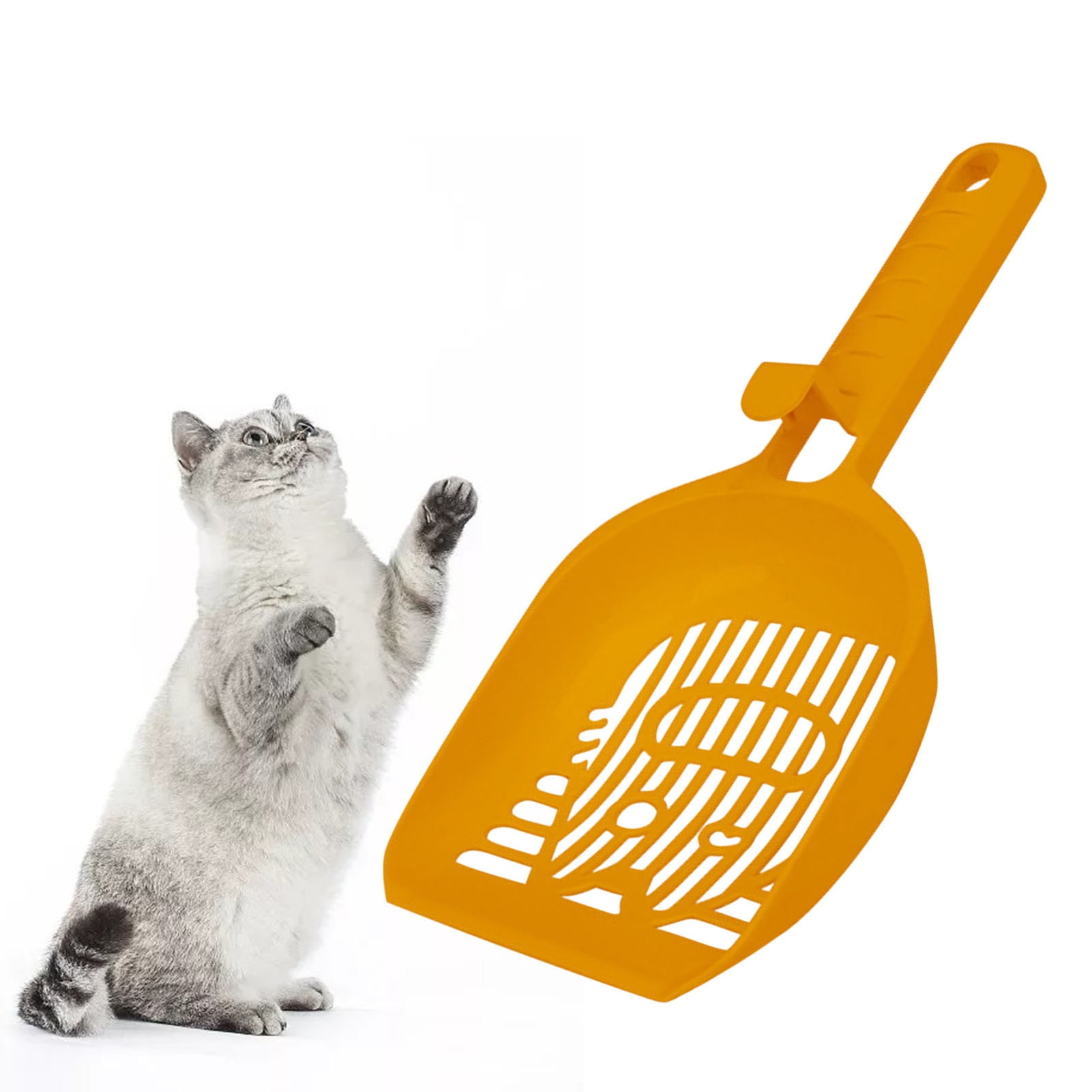 dnusflzt Plastic Cat Litter Scoop,Kitty Litter Boxes Scooper with ...
