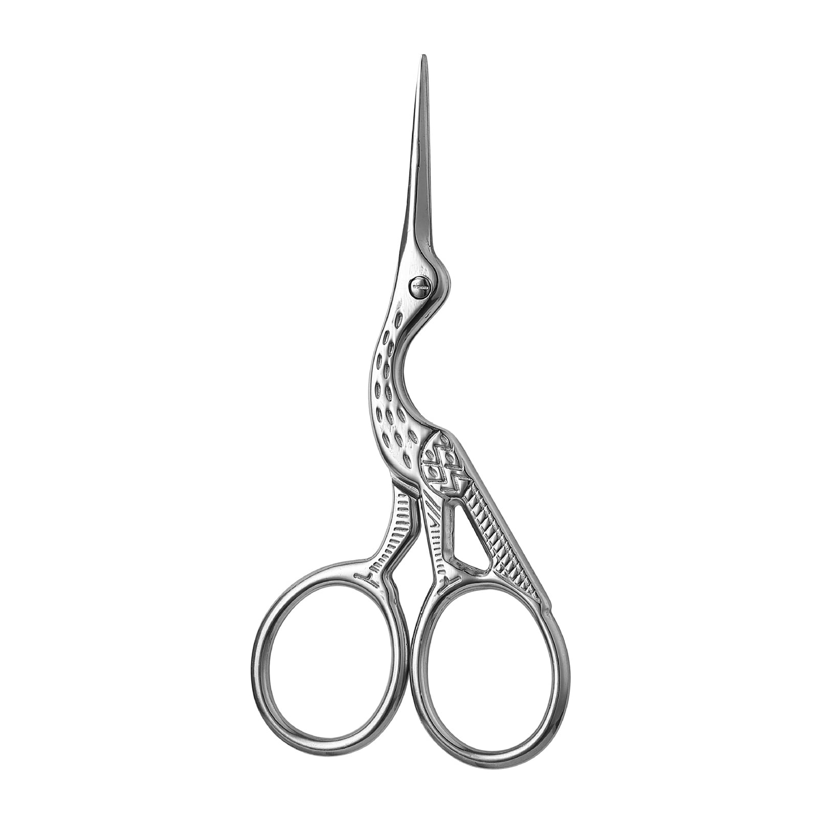dnusflzt Stainless Steel Tip Scissors,Vintage Stork Shape Sewing ...