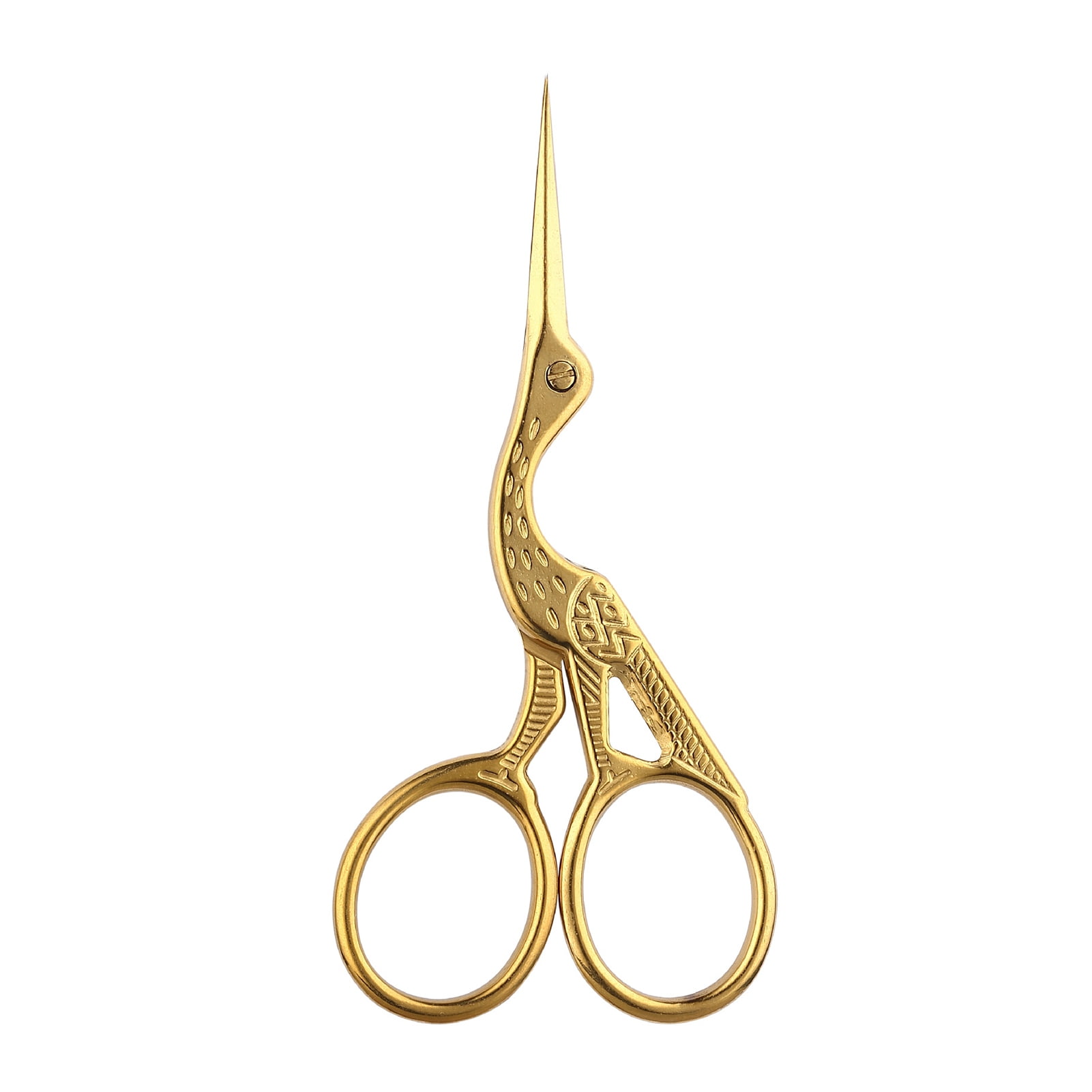 dnusflzt Stainless Steel Tip Scissors,Vintage Stork Shape Sewing ...