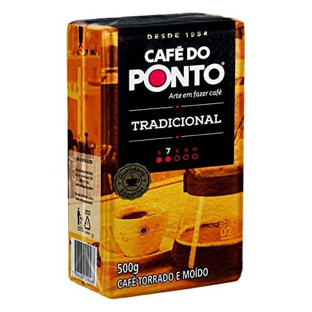 do Ponto Tradicional 500g, Brazilian Coffee Medium Roast 1.1lb (Pack of ...