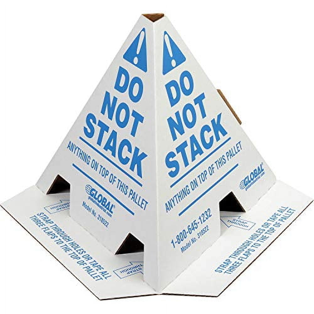 do not stack pallet cones, 8" x 8" x 10", 50/pk - Walmart.com
