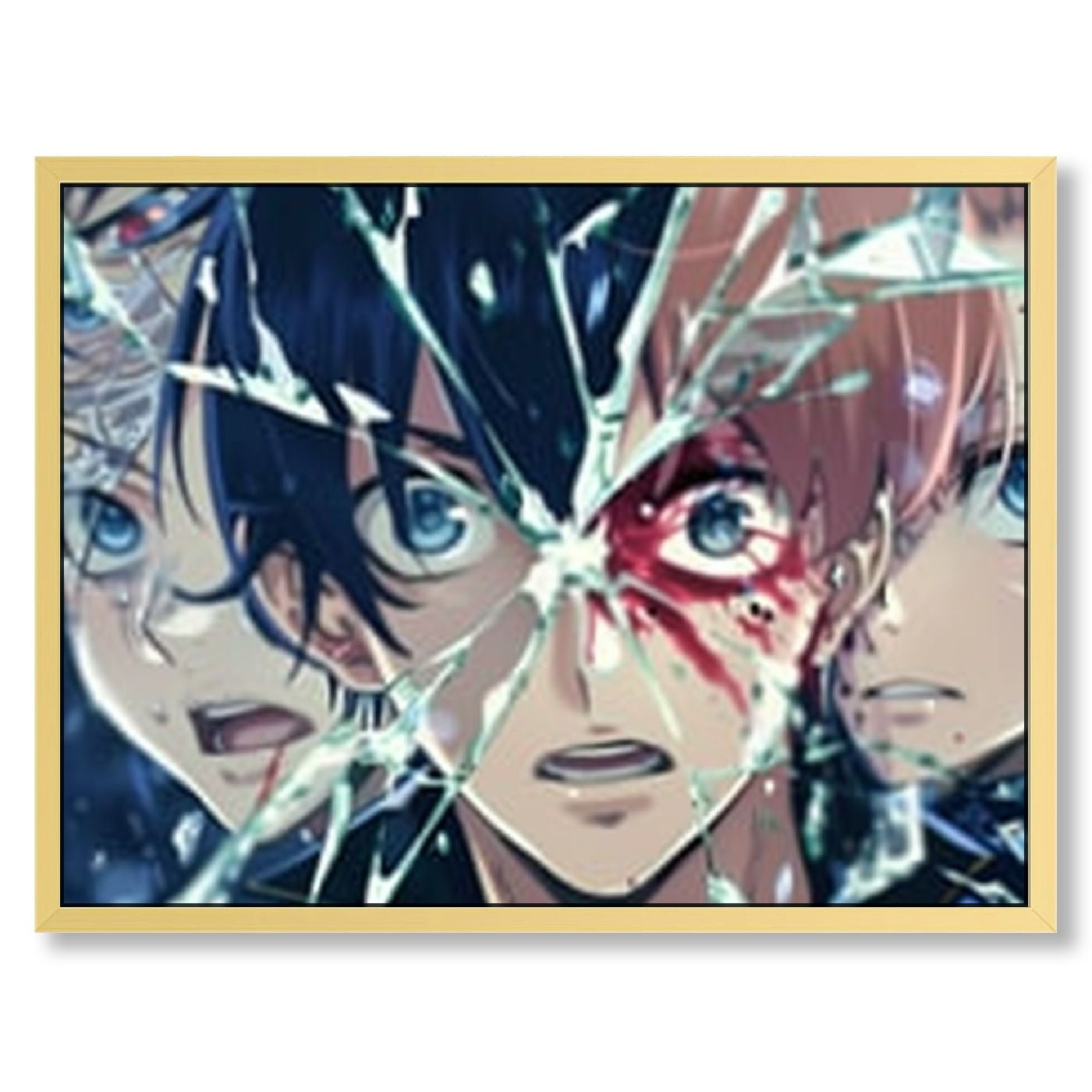 dober cartoon Blue Lock Poster Cool Wall Decor Art Print Posters for ...