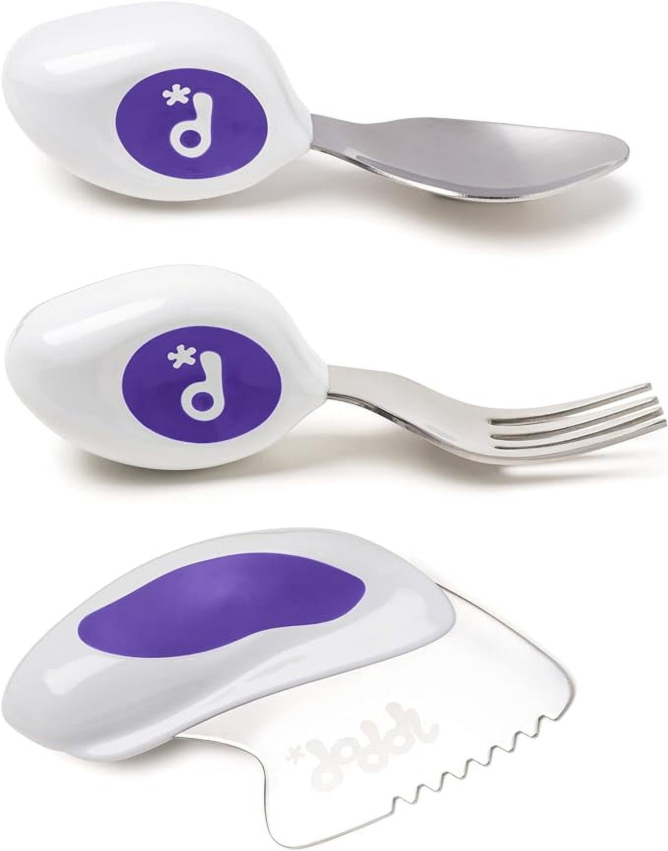 doddl 3 Piece Knife, Spoon, and Fork Set, Indigo - Walmart.com
