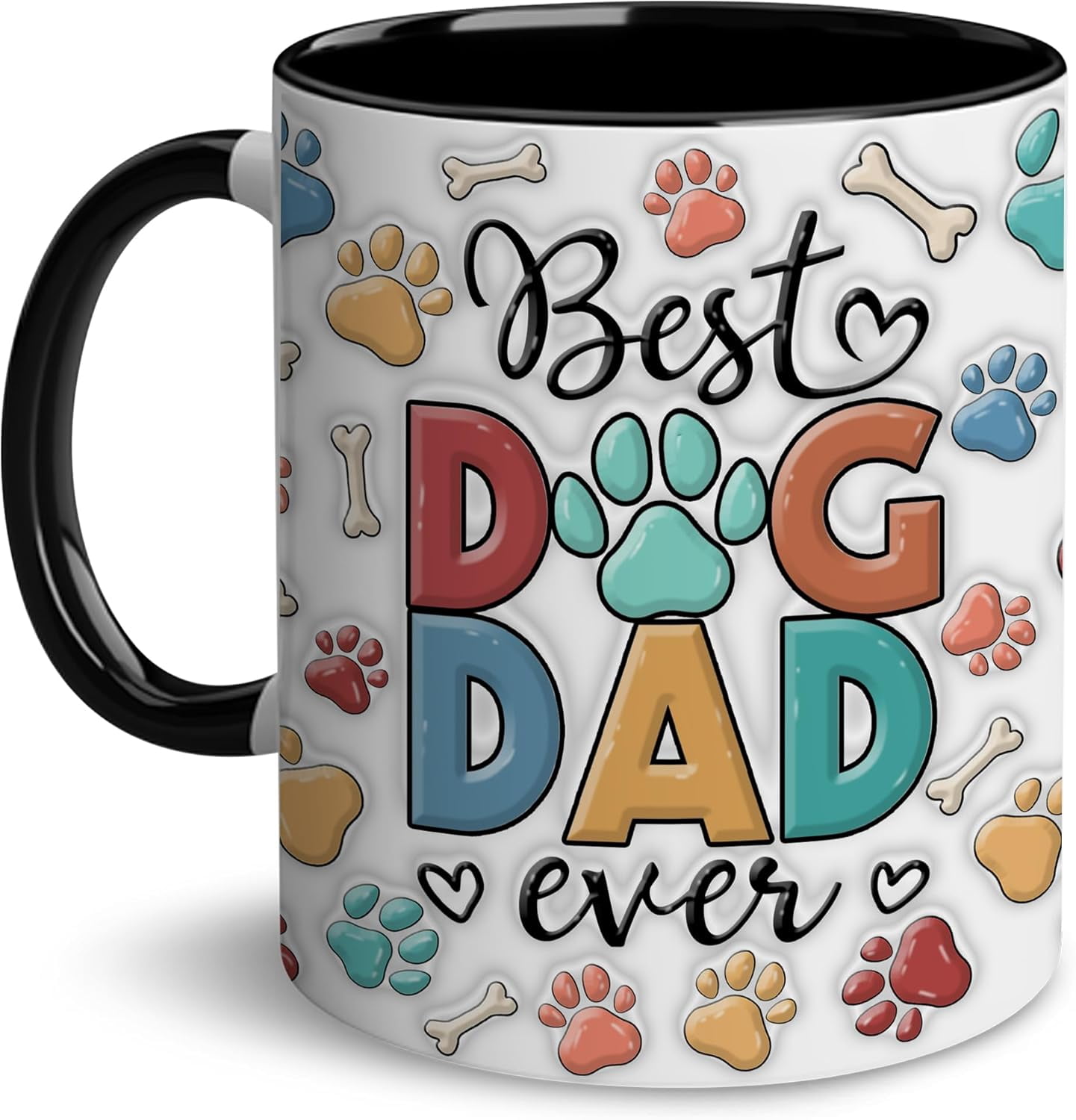 dog dad mug for men - best dogs dad ever - dogs father gifts for men ...