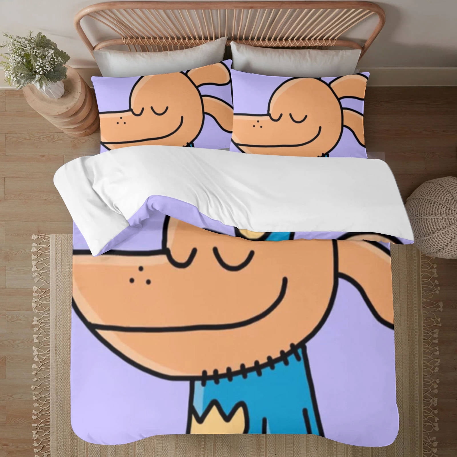 dog man Bedding Comfort Twin Comforter Set for Kids Aldult gift 3 Piece ...