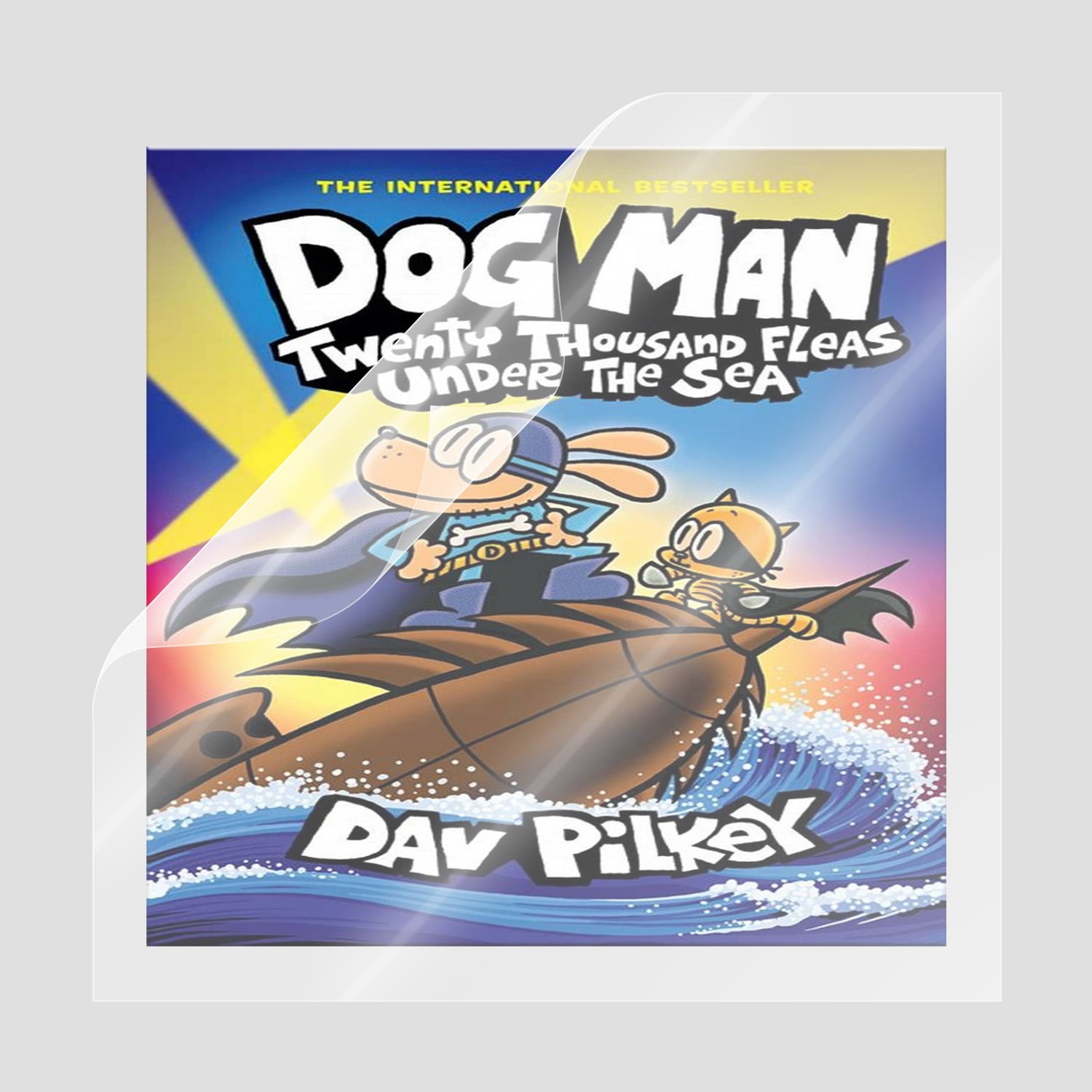 dog man Transparent Waterproof Sticker Personalized Decals Text Name ...