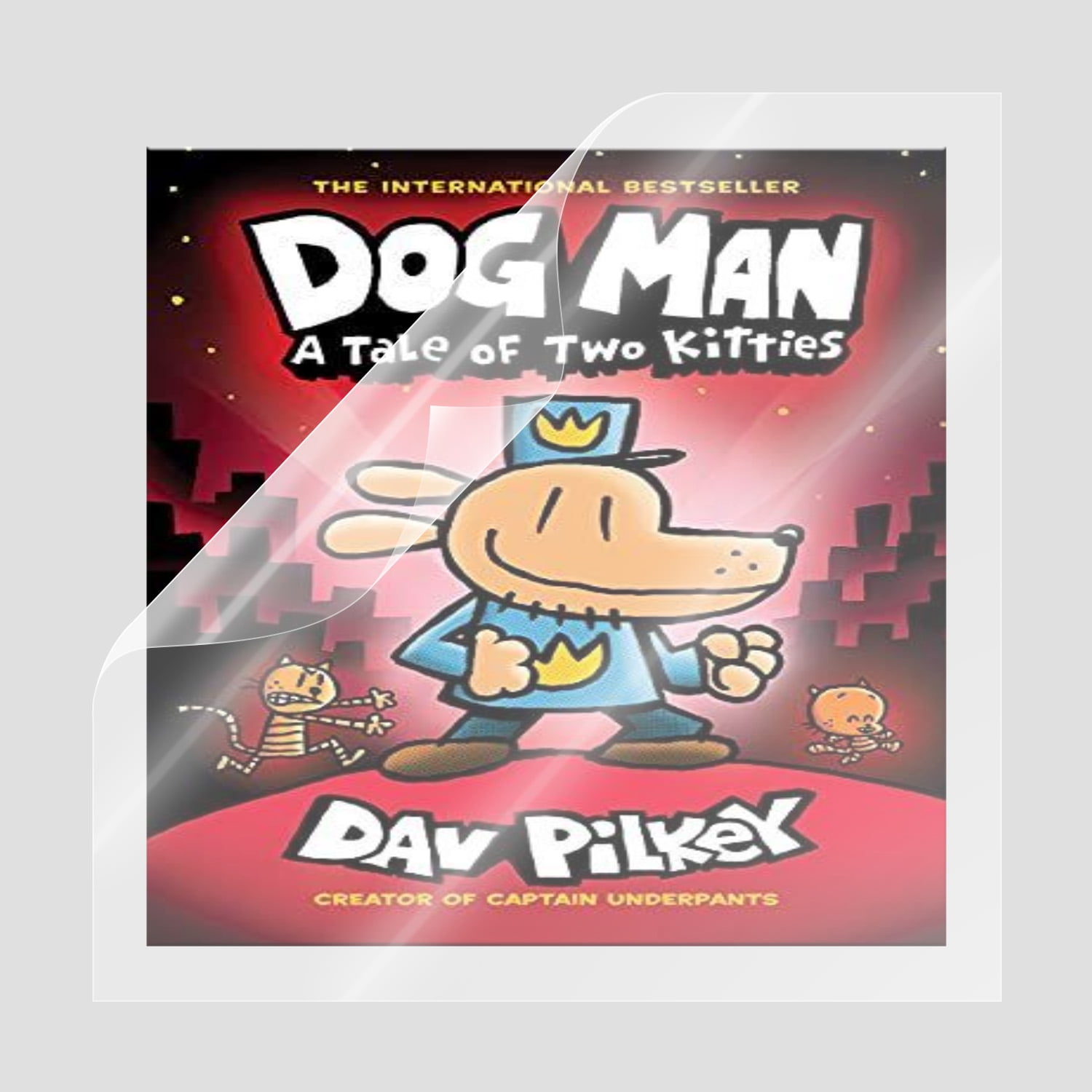 dog man Transparent Waterproof Sticker Personalized Decals Text Name ...